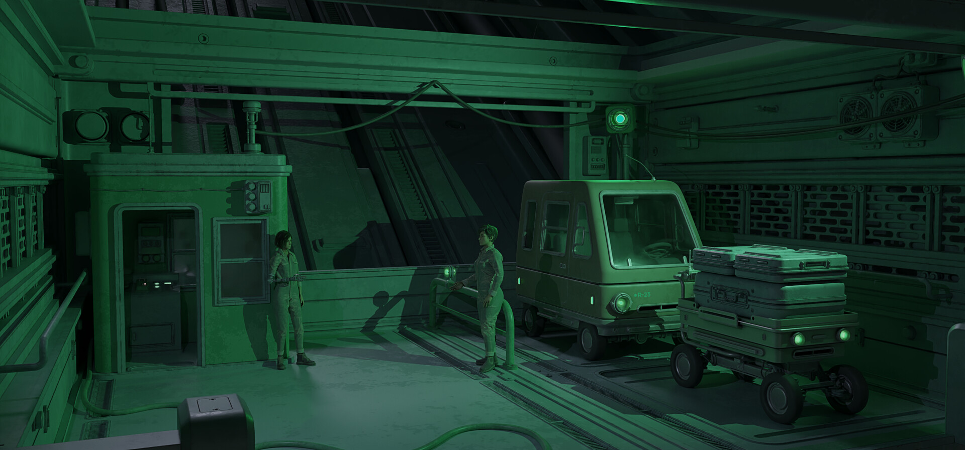 ArtStation - Everyday life of underground workers