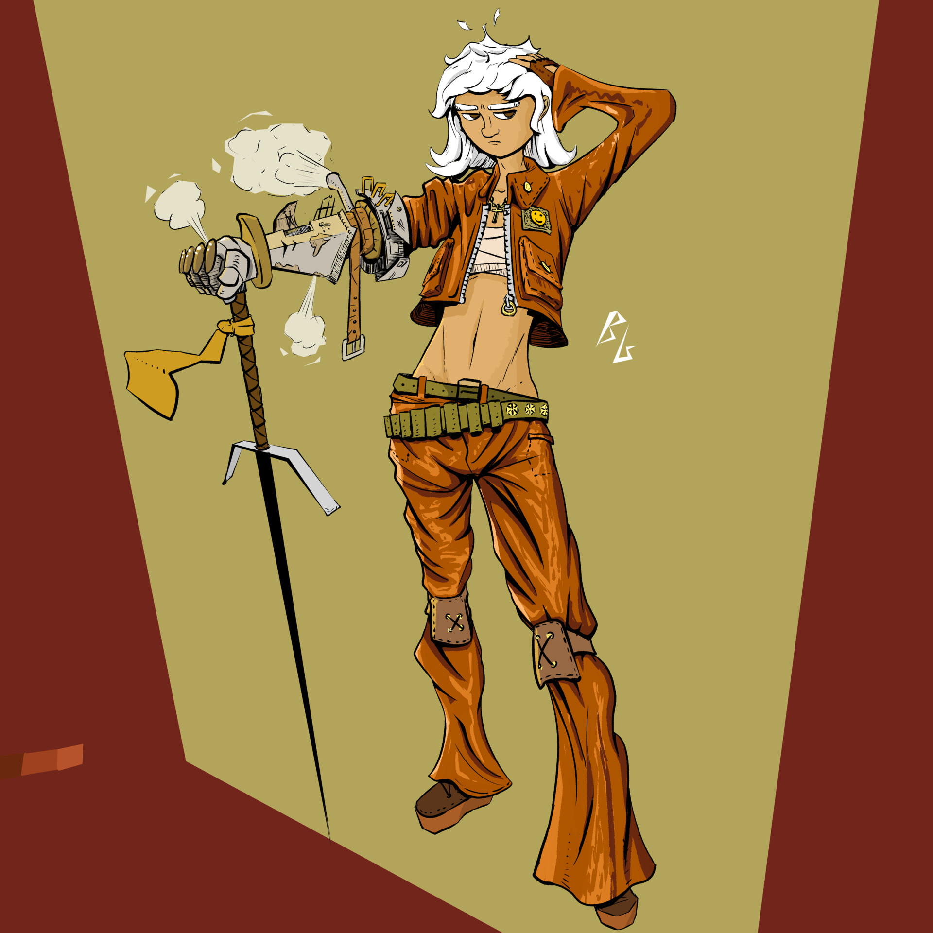 ArtStation - Sword Girl