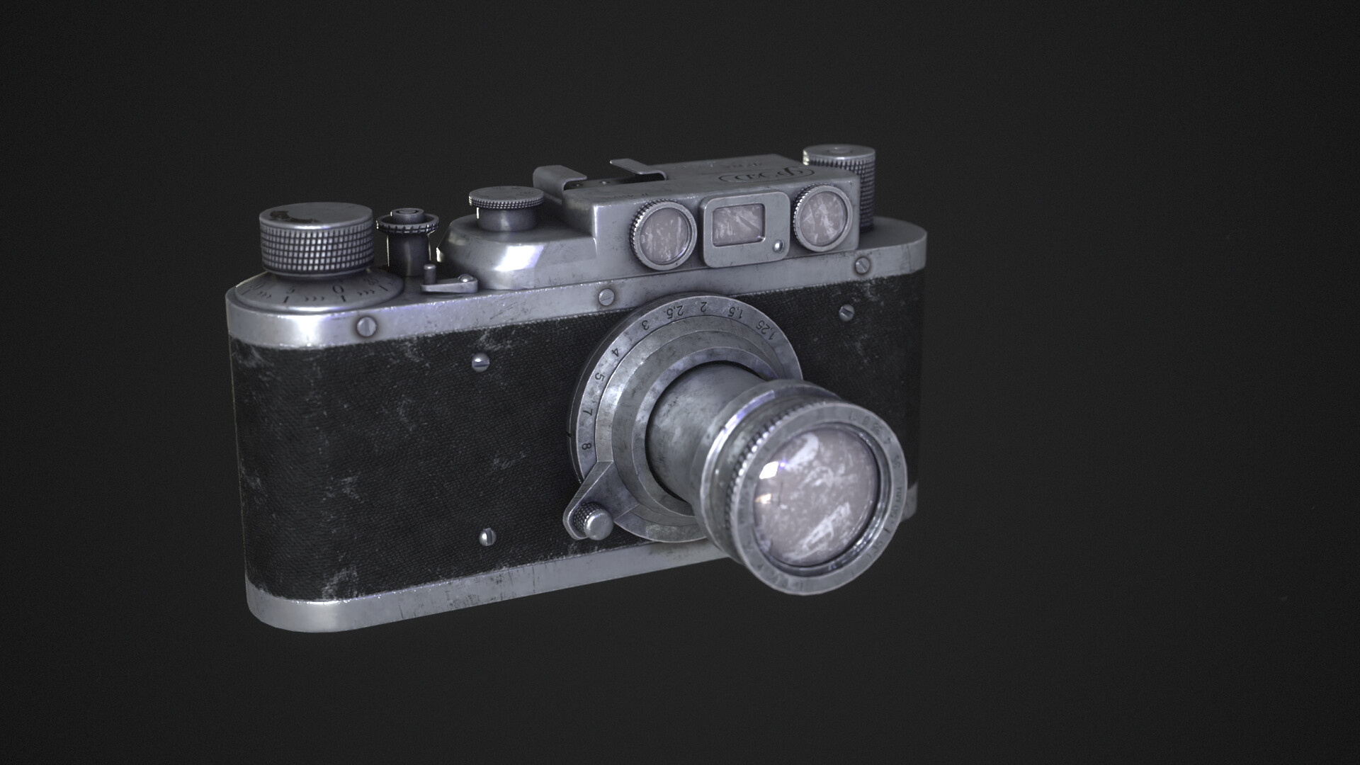 ArtStation - Soviet camera FED-1