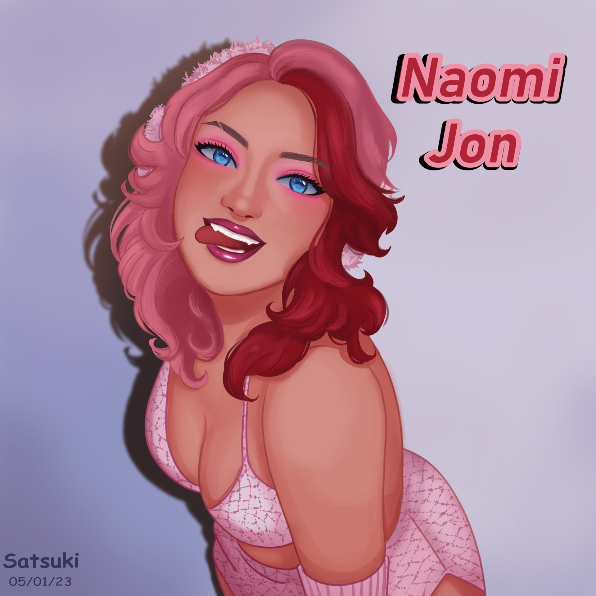 ArtStation - Fanart of Naomi Jon in semi-realistic style