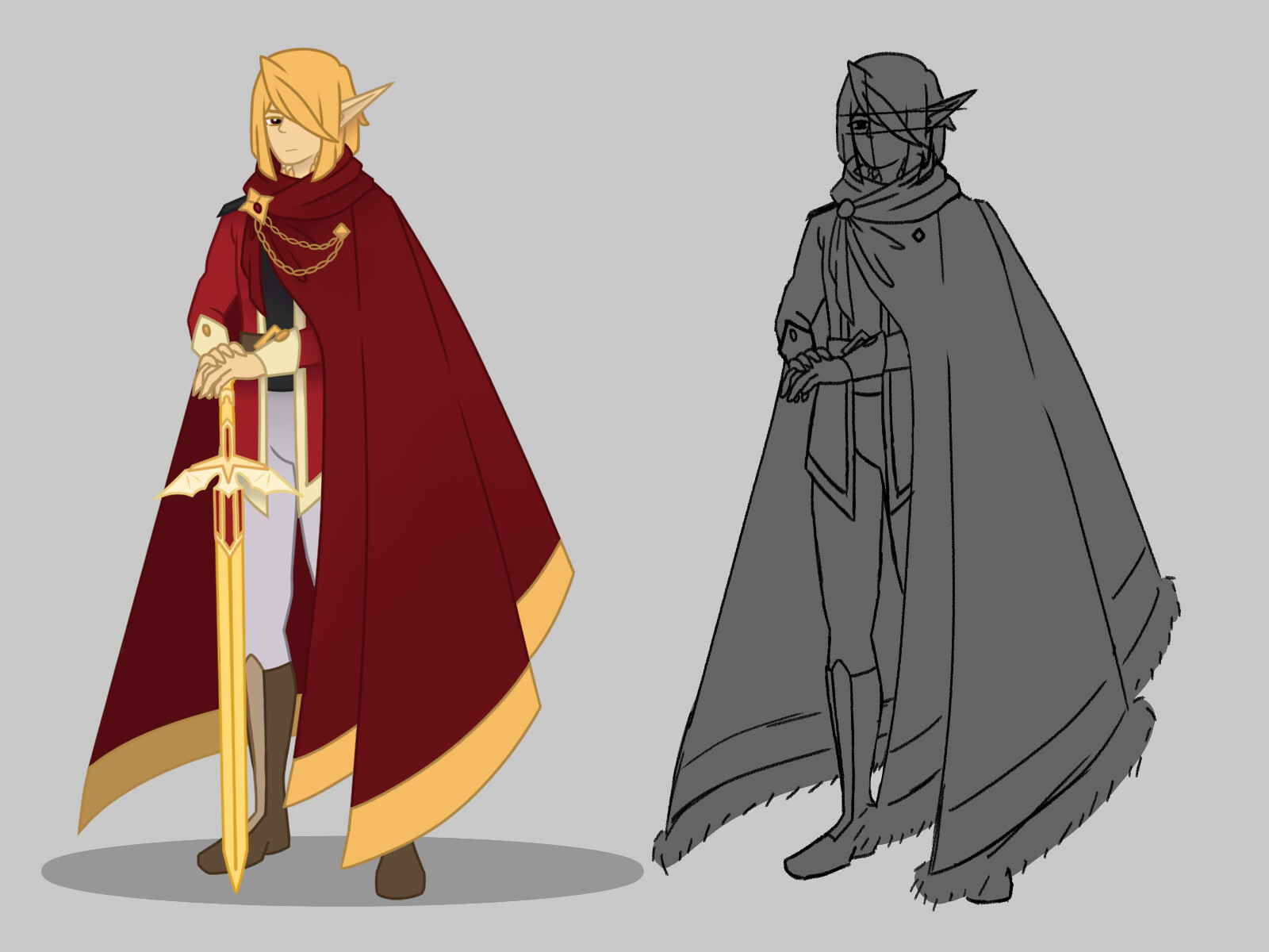 Yi Fei Wang - "Talin Goldmane": Character Alternative Universe Redesign