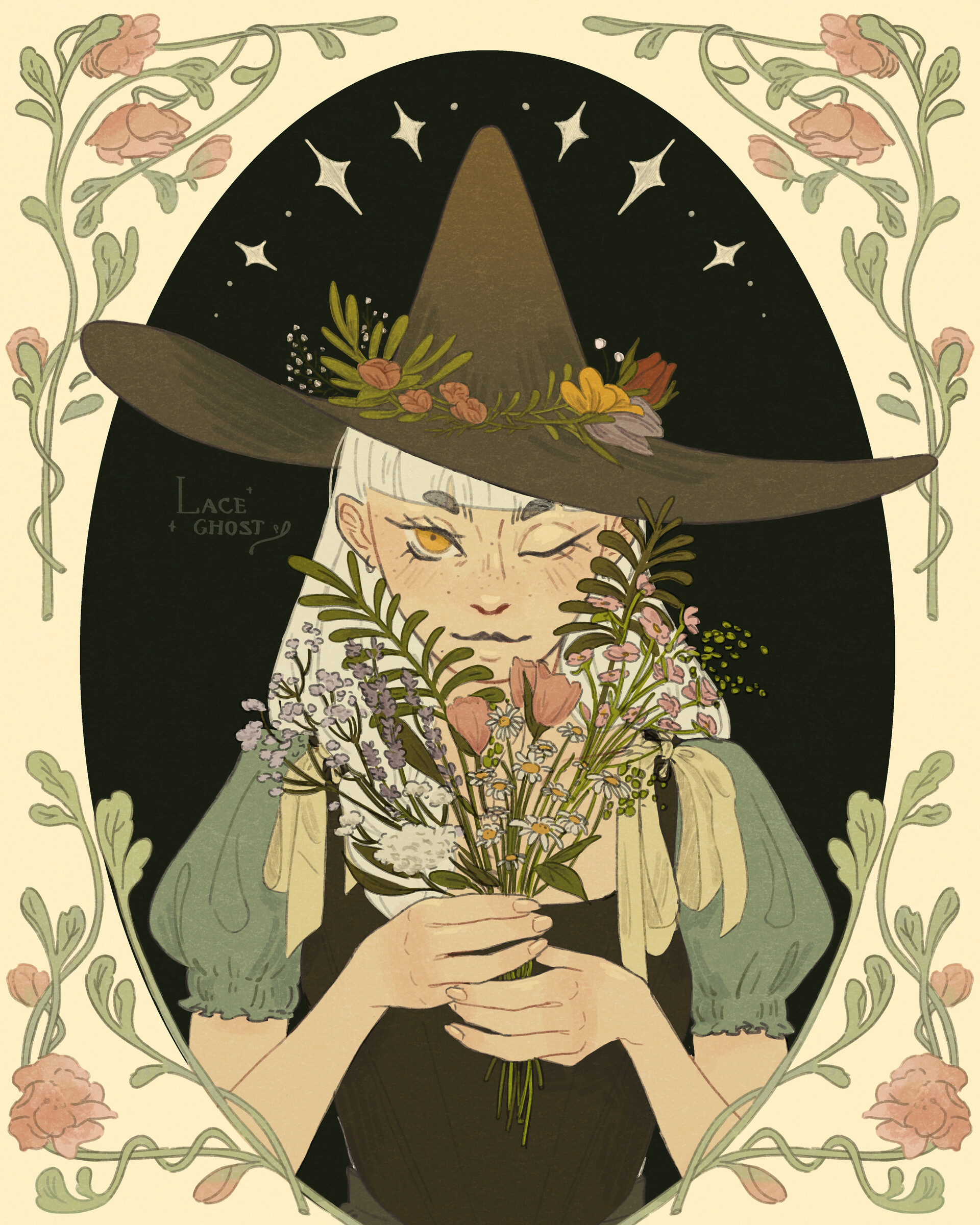 ArtStation - Spring witch