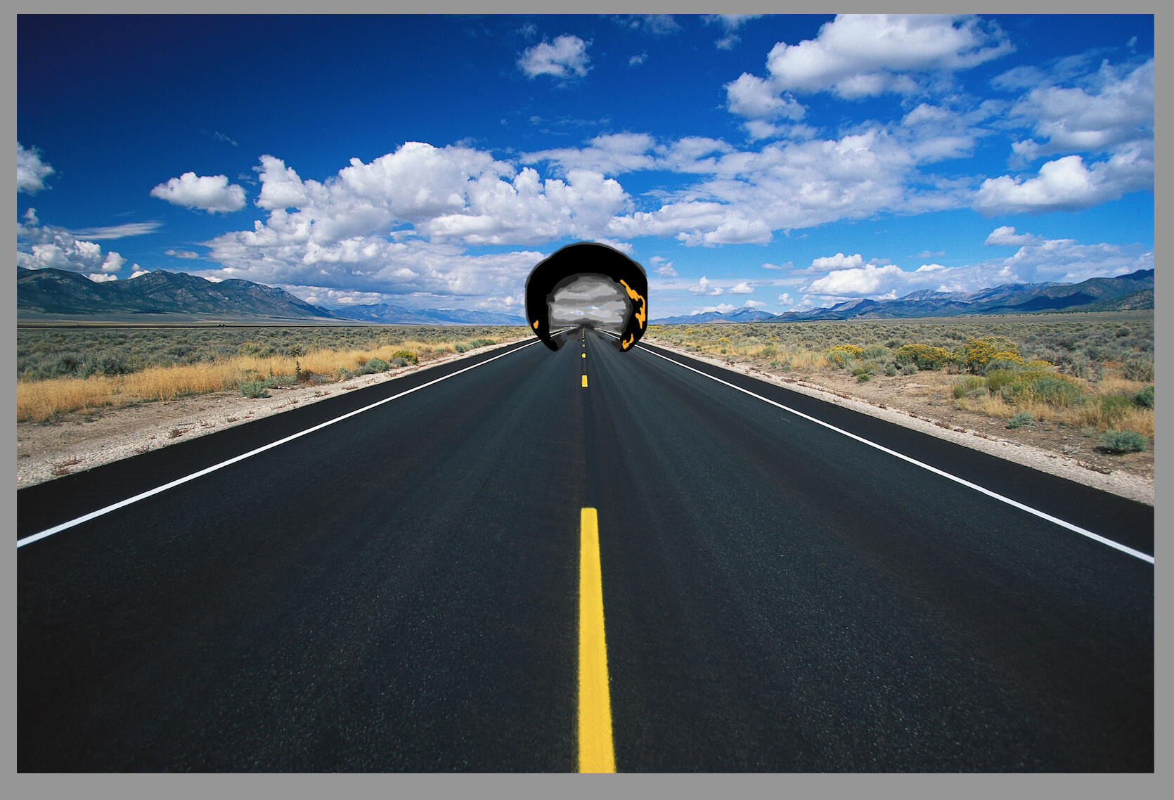 ArtStation - A road that seem right ended up a highway to Hell (eternity)