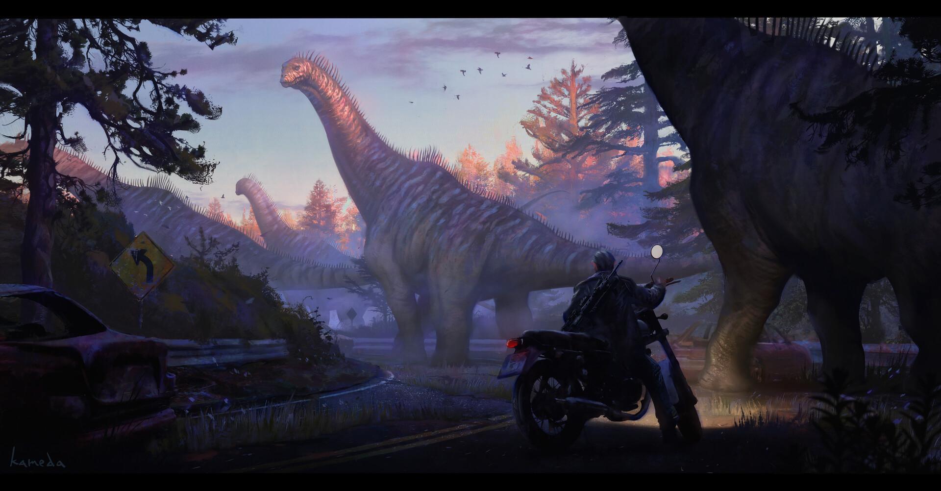 ArtStation - Marching giants