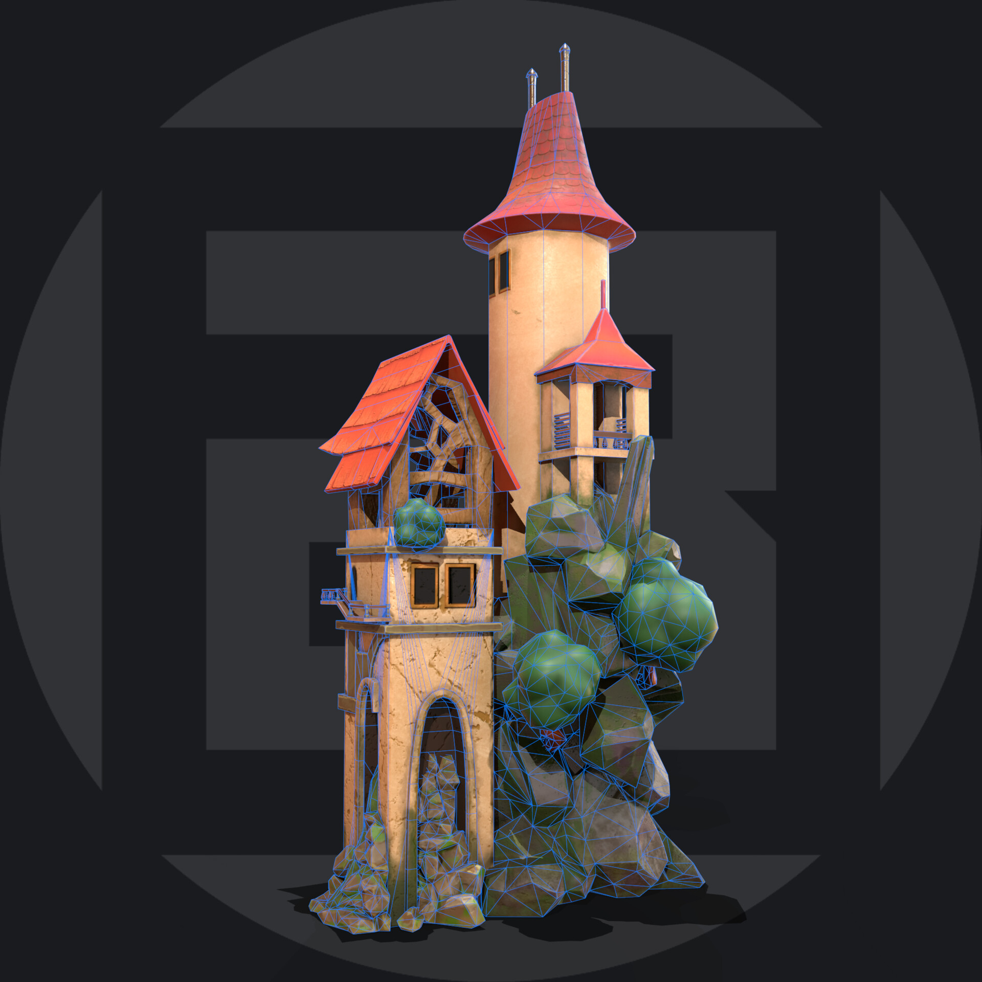 Bricks Studio - Stylized House