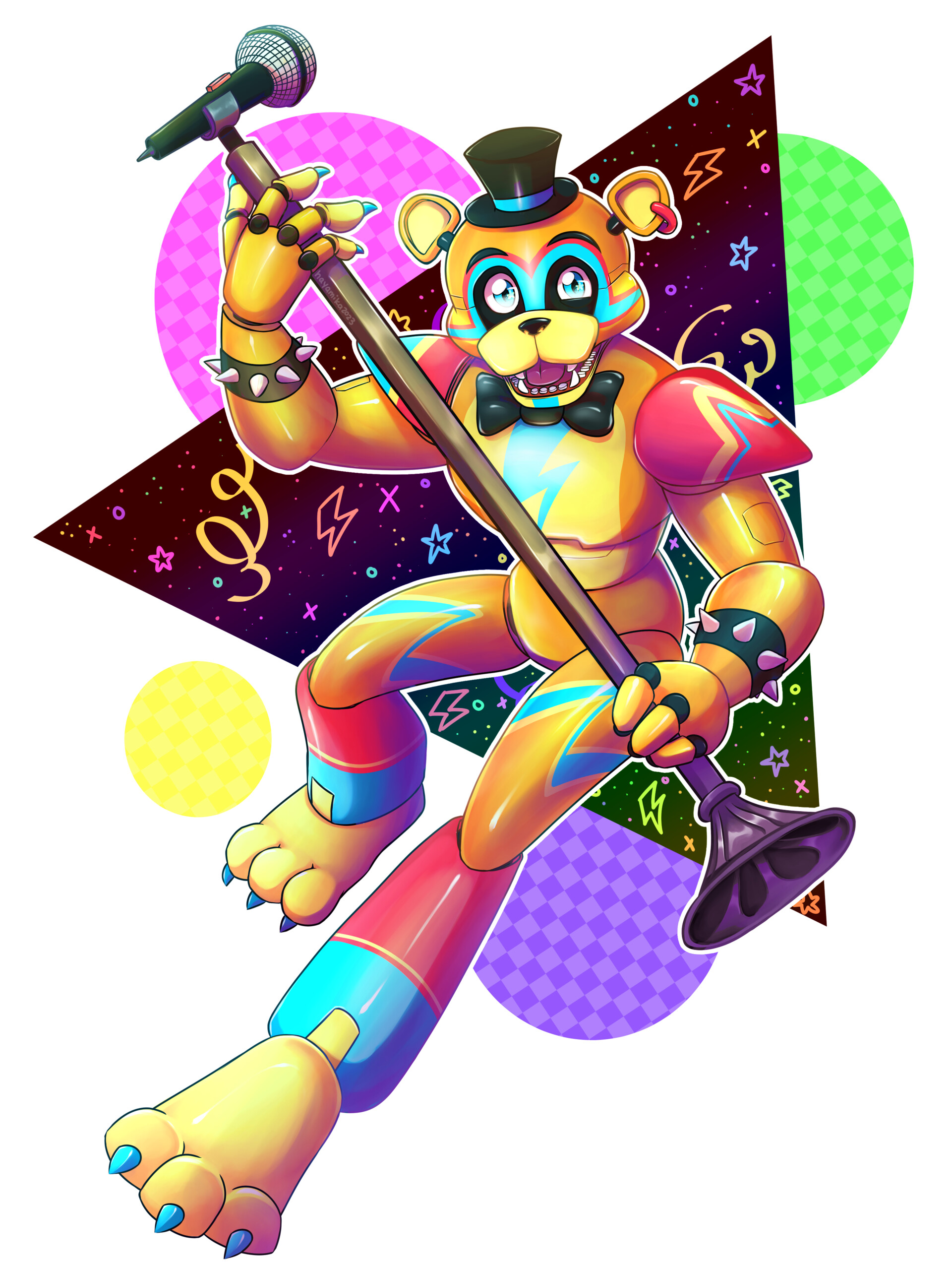 Artstation Glamrock Freddy