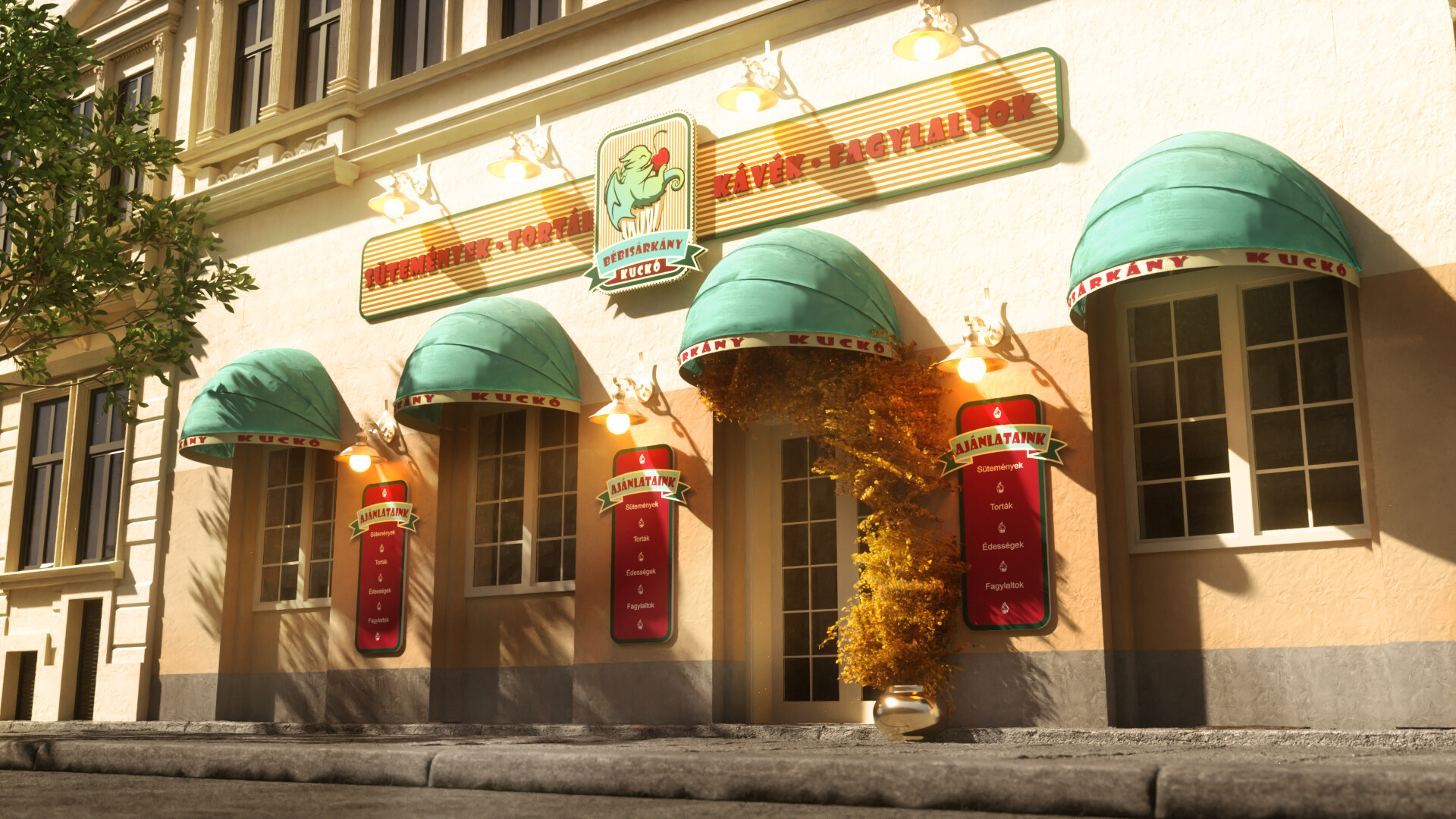 ArtStation - Pastry Shop - Baby Dragon