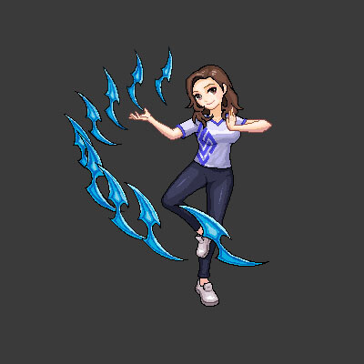 Ari Lee - LCS game Changers 2022 - League of Legends Pixel art