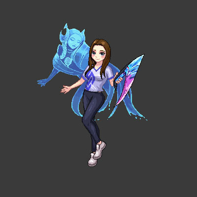 Ari Lee - LCS game Changers 2022 - League of Legends Pixel art