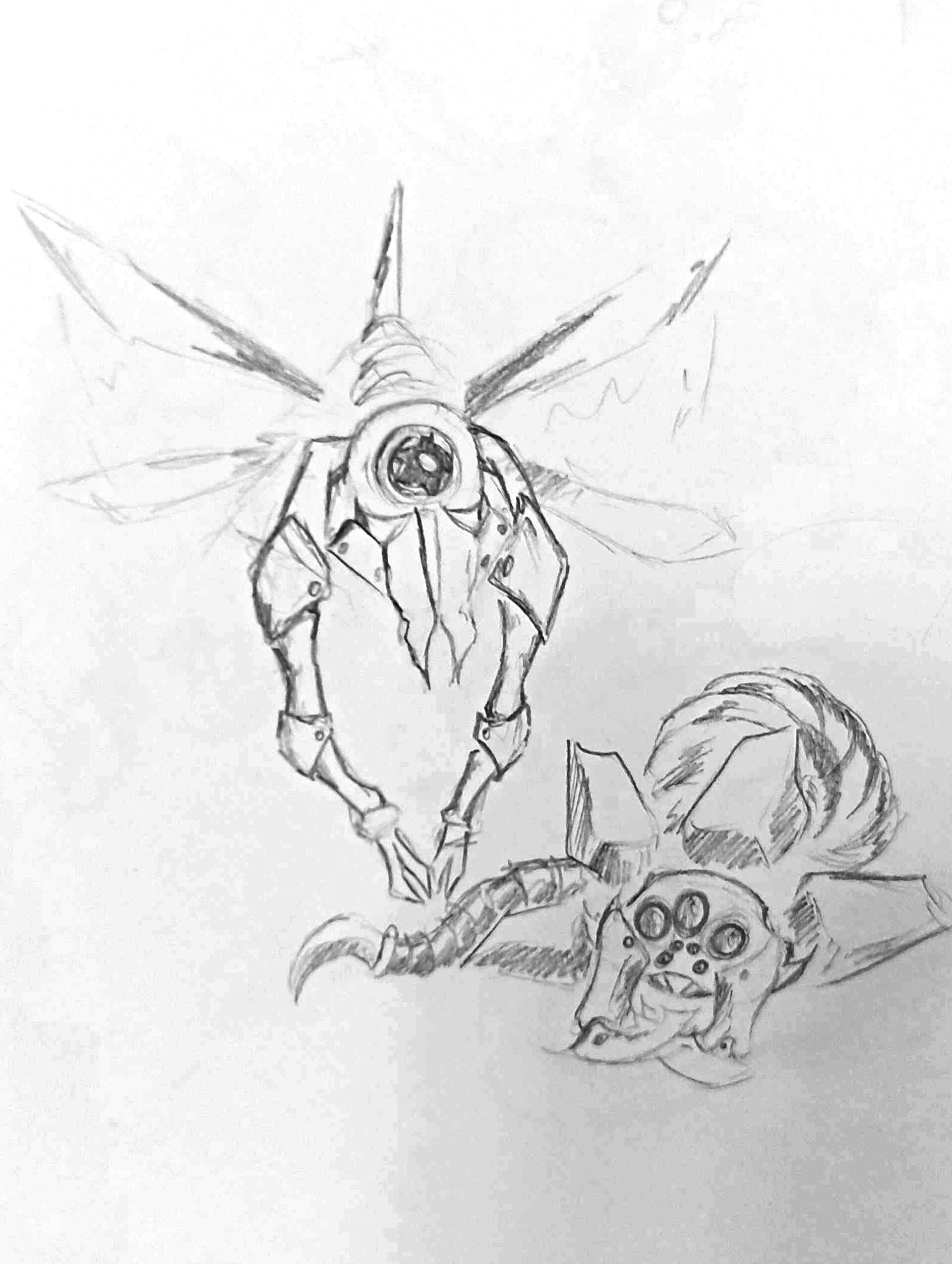 ArtStation - project SANH C'TUAR - part1 : Creature search