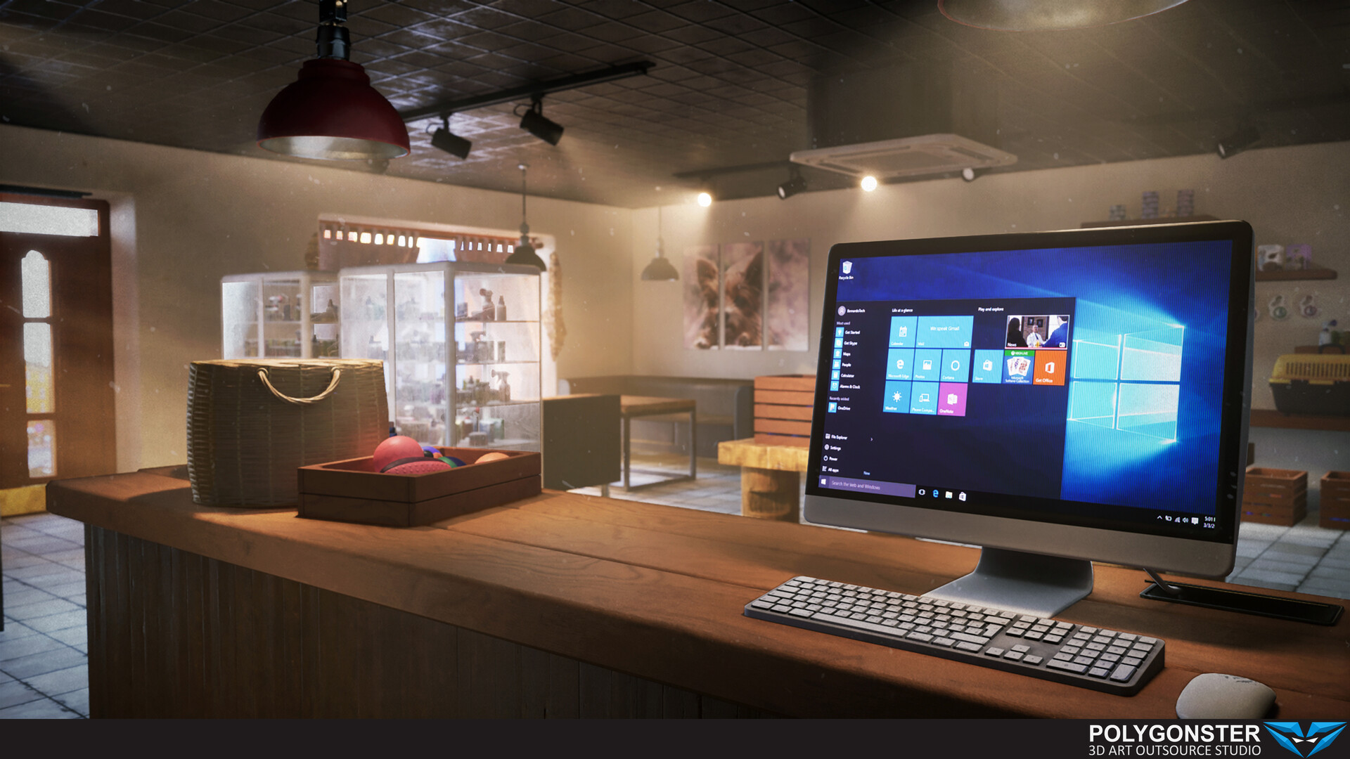 Polygonster Studio - Pet store