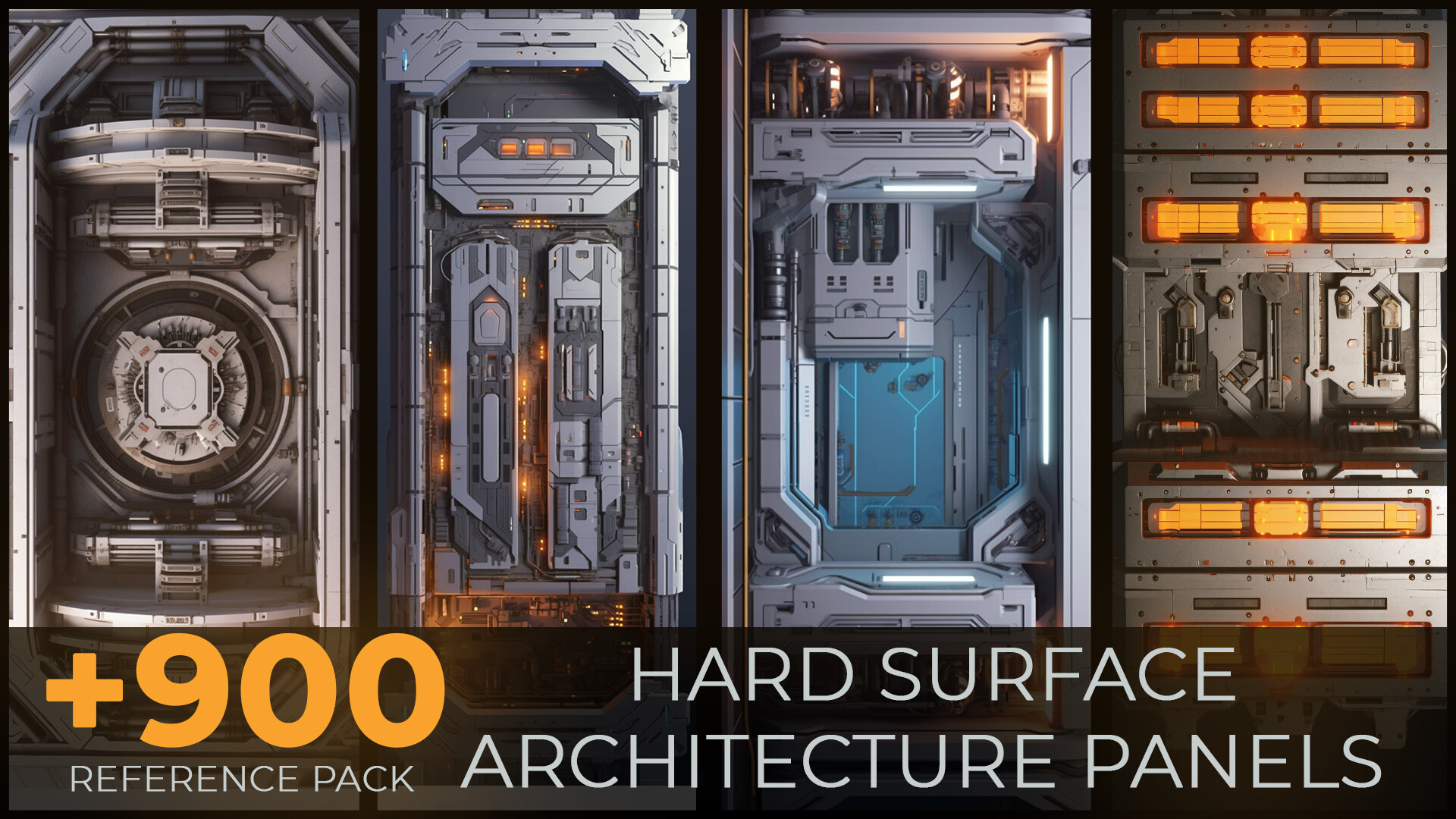 ConceptArt Library - Hard Surface Sci-Fi Panels - Concept Art References