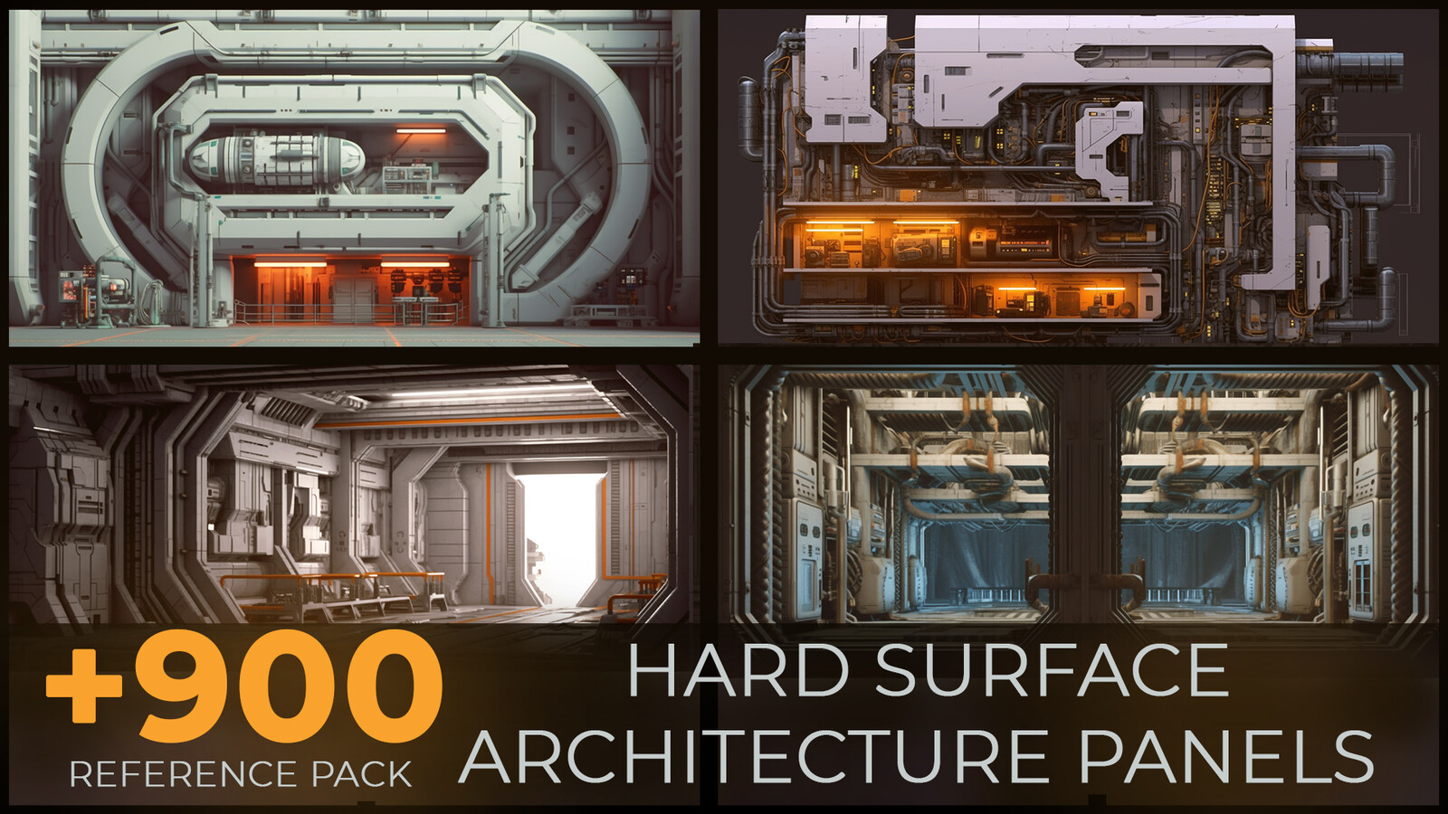 ConceptArt Library - Hard Surface Sci-Fi Panels - Concept Art References