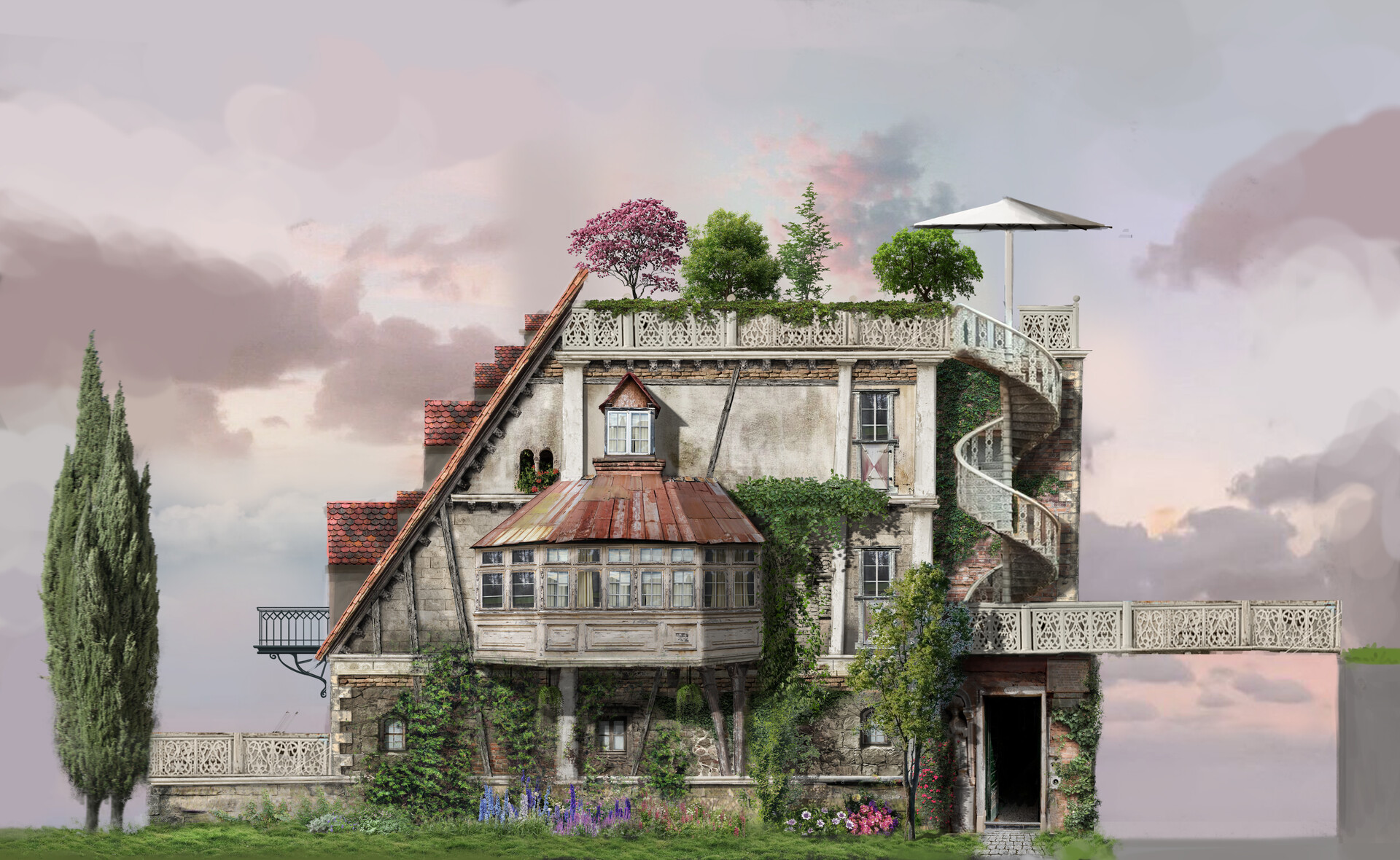 ArtStation - ART-RESIDENCE RIGHT SIDE