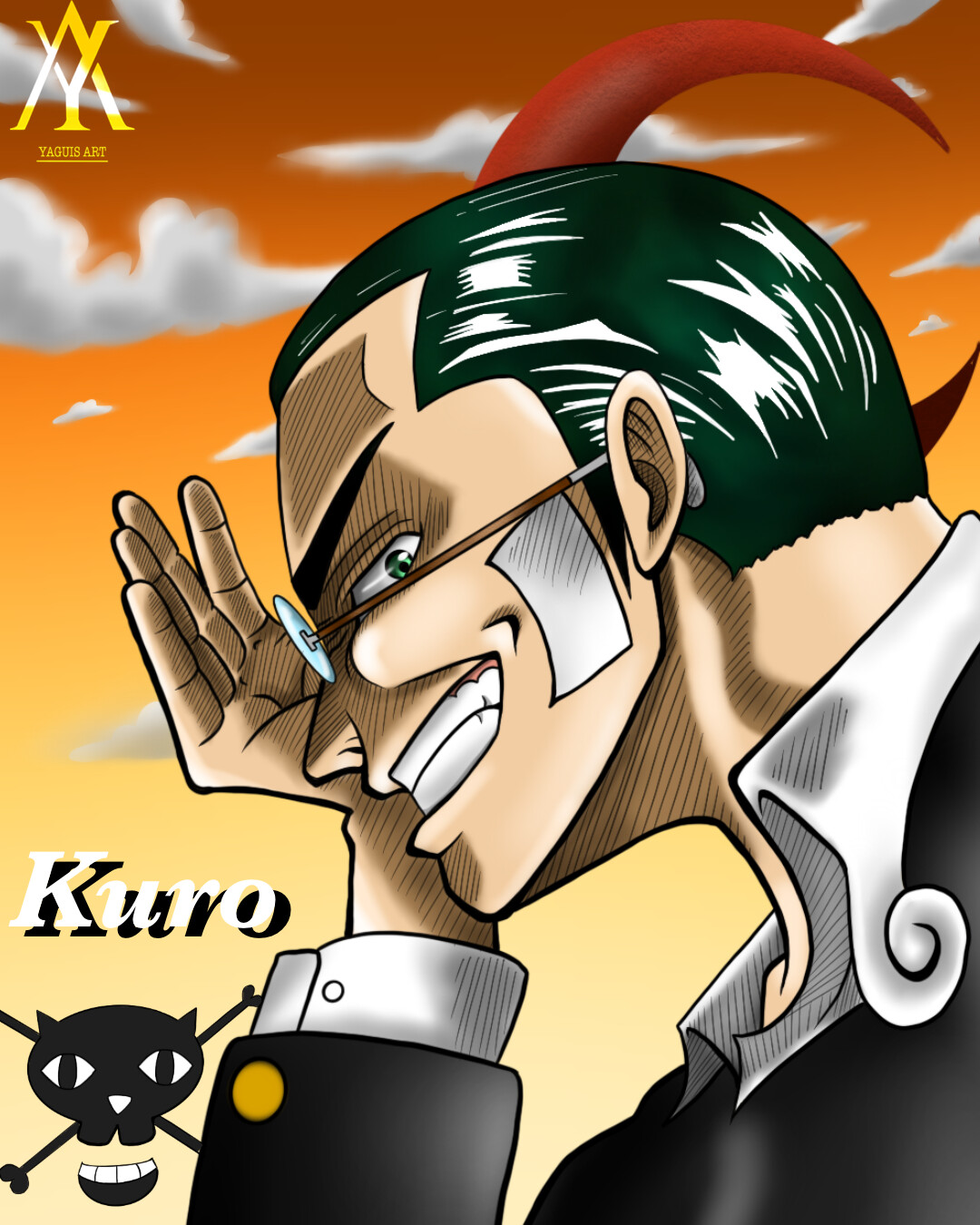 ArtStation - Captain Kuro - One Piece