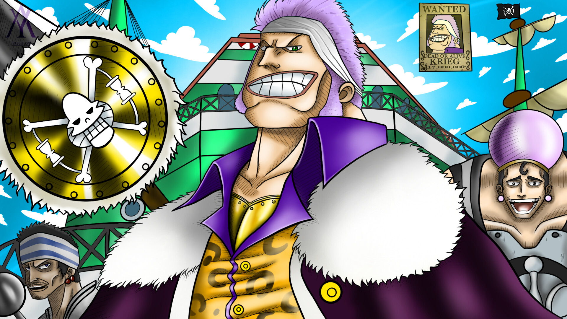 ArtStation - Tripulación del Capitán Krieg - One Piece