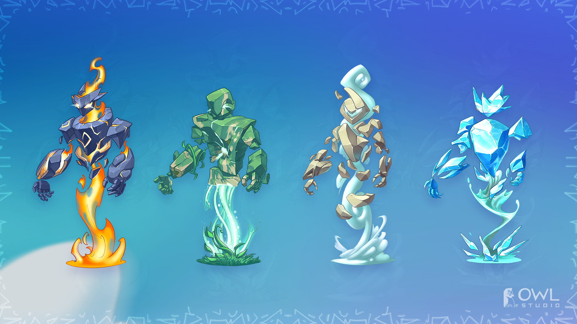 OWL Studio - Stylized game concept art - Elementals