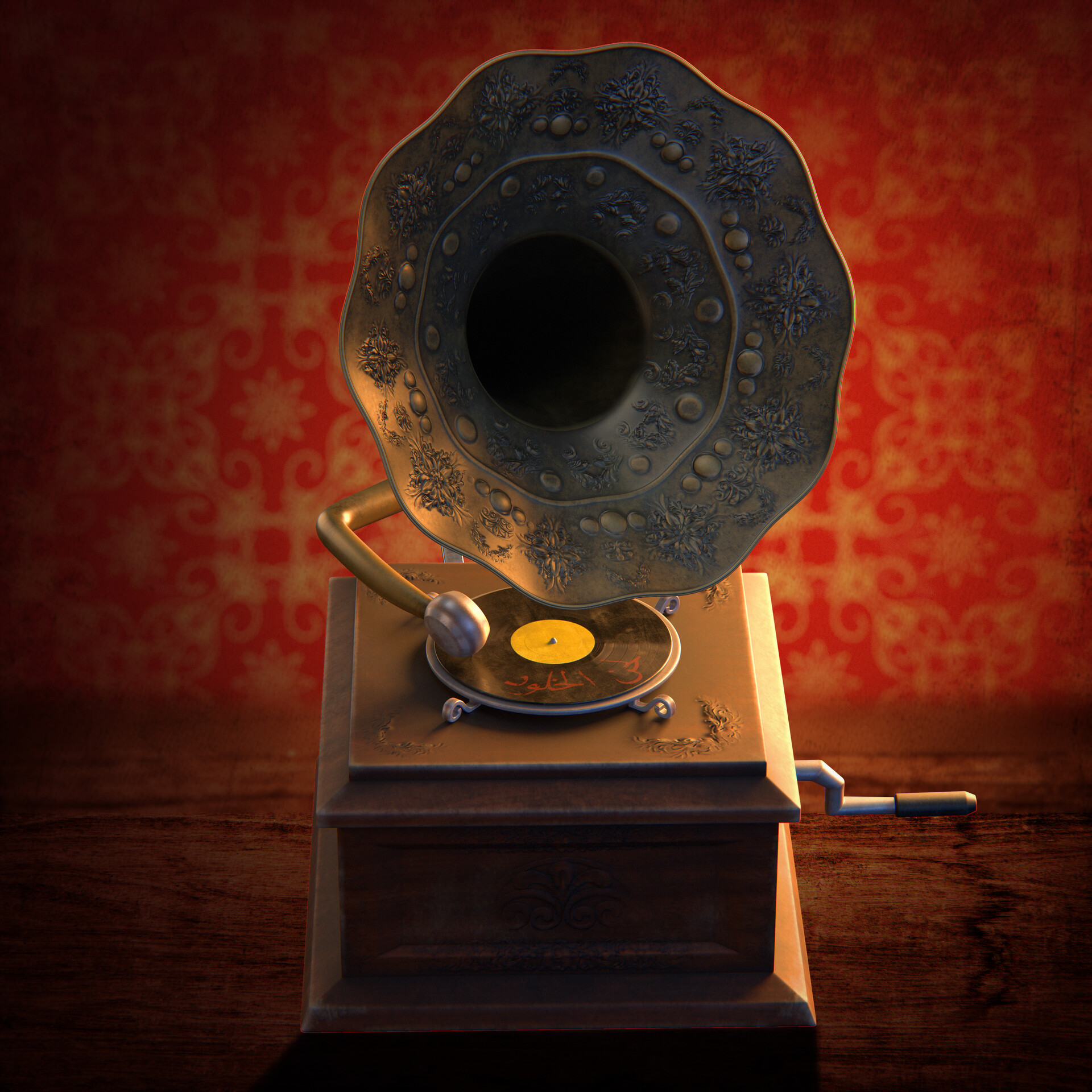 ArtStation - 3D Gramaphone
