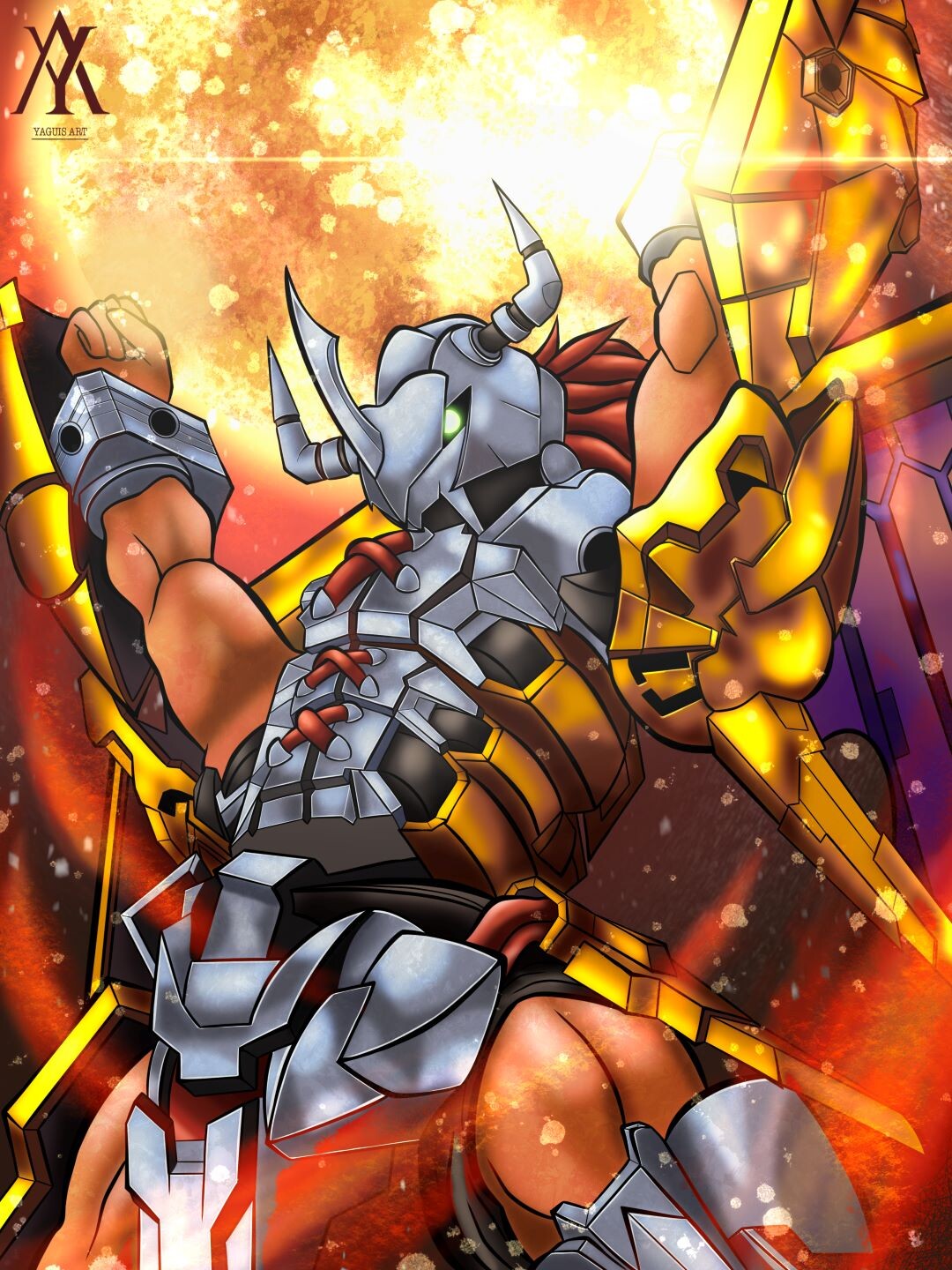 ArtStation - WarGreymon - Digimon