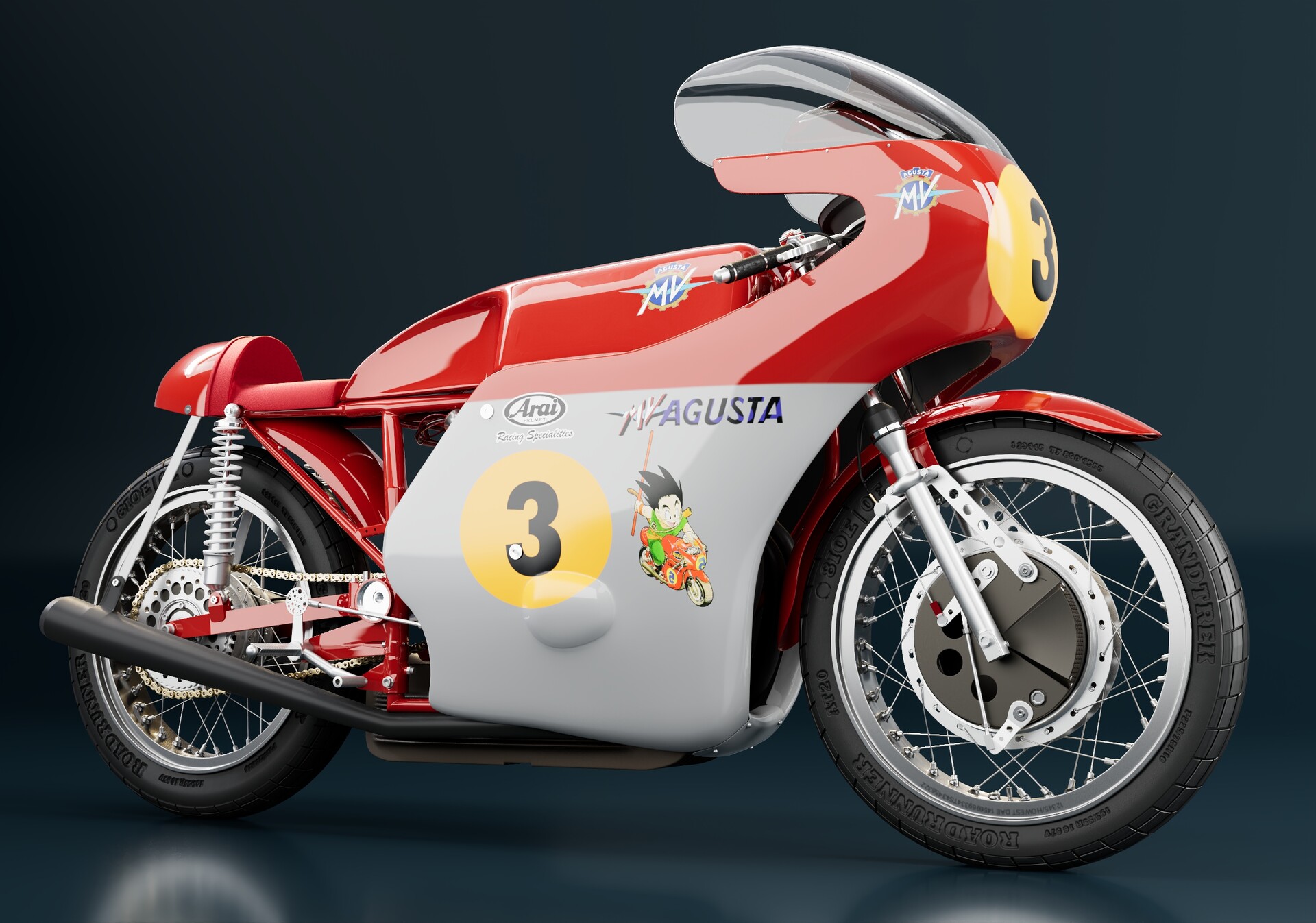 ArtStation - MV Agusta 500 3D Exam