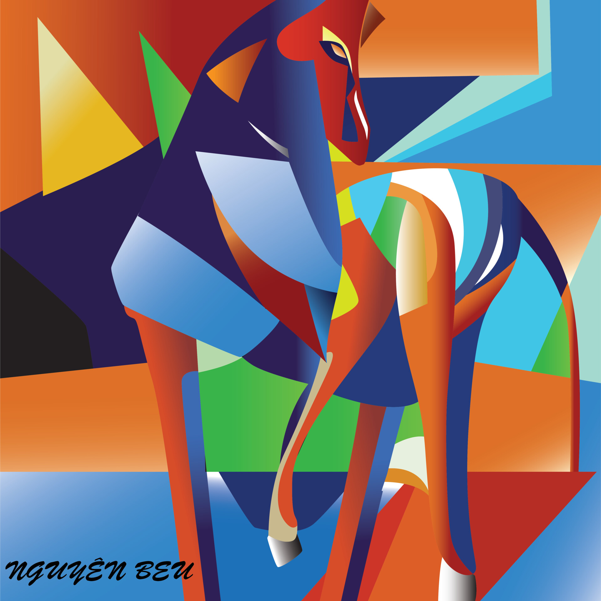 ArtStation - abstract v2 - Félix Ruiz Nguyên BEU