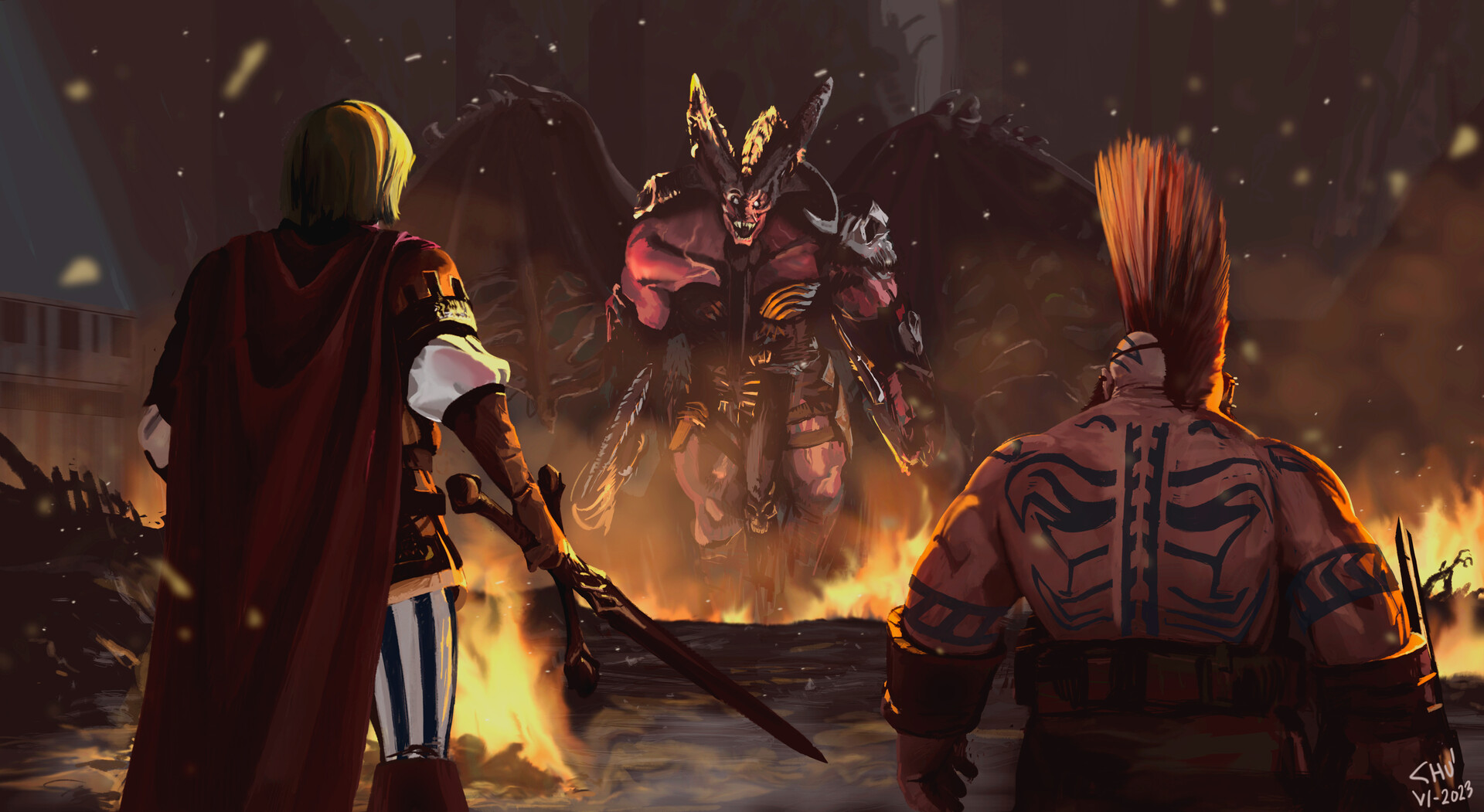 ArtStation - Gotrek and Felix Total War Warhammer 3 (fanart)