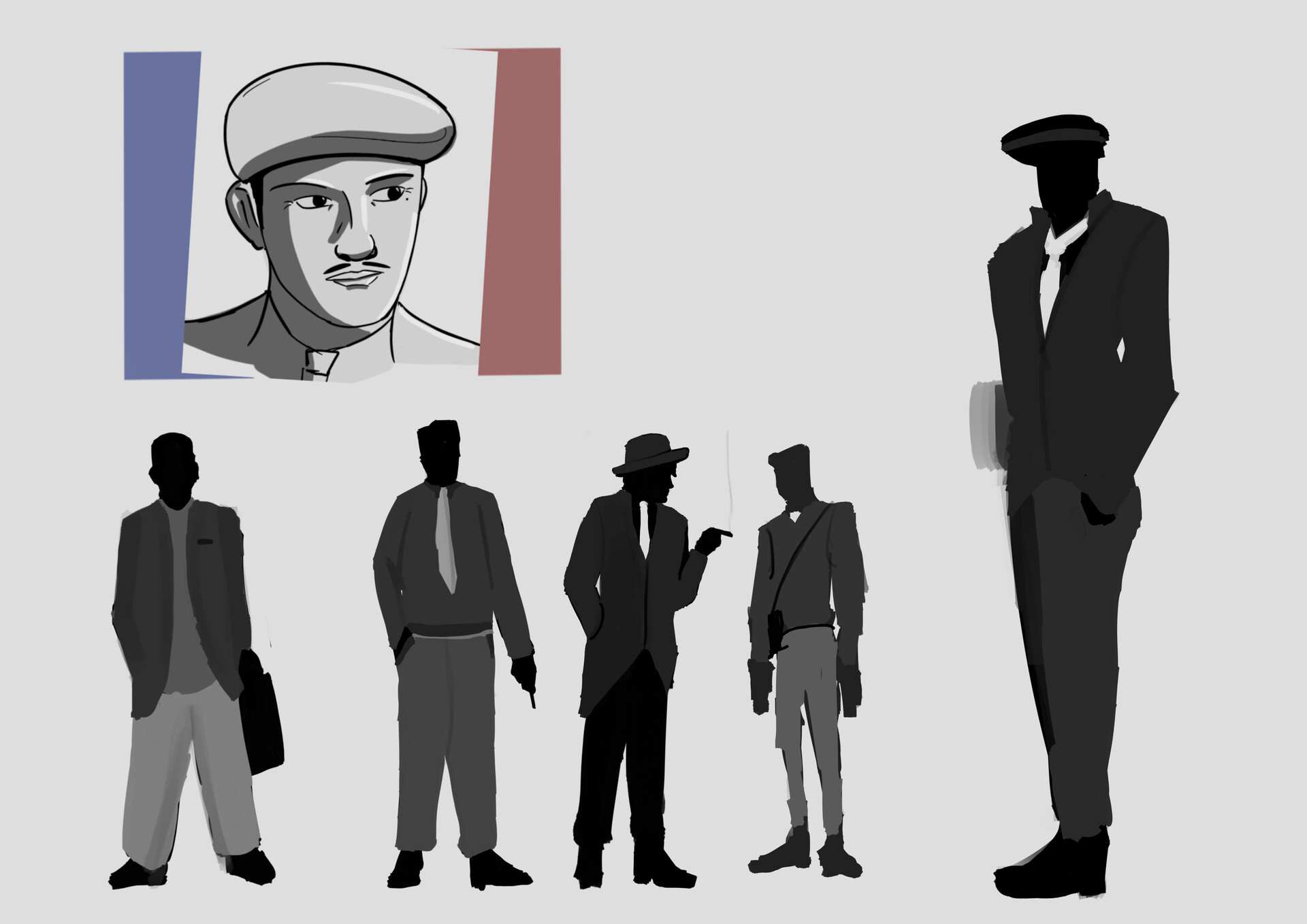 ArtStation - Concept Art _ From Paris with love _ Raymond