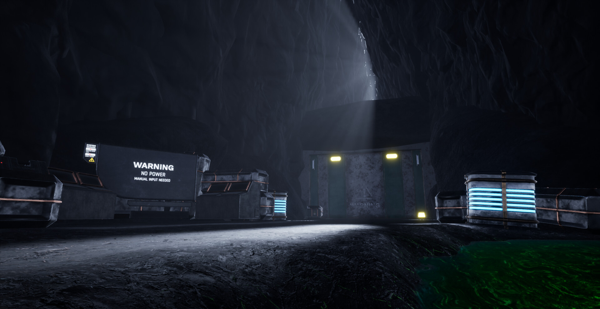 ArtStation - vertical slice level , alien temple