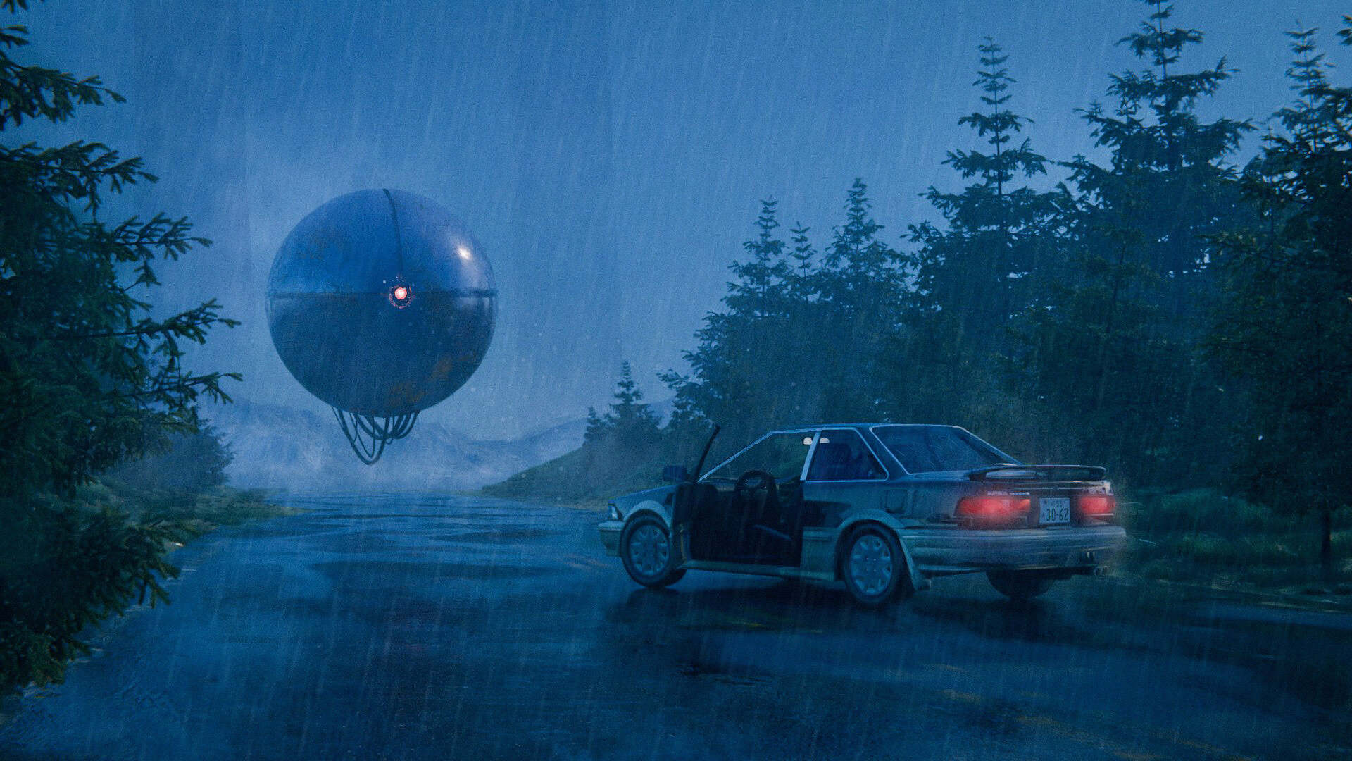 ArtStation - Rainstorm Encounter