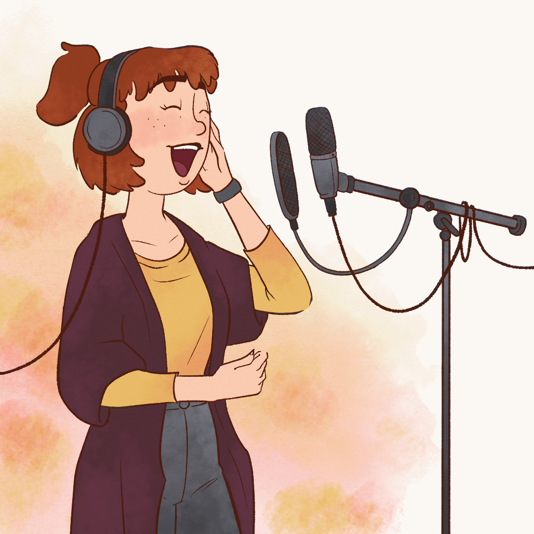 singing cartoon