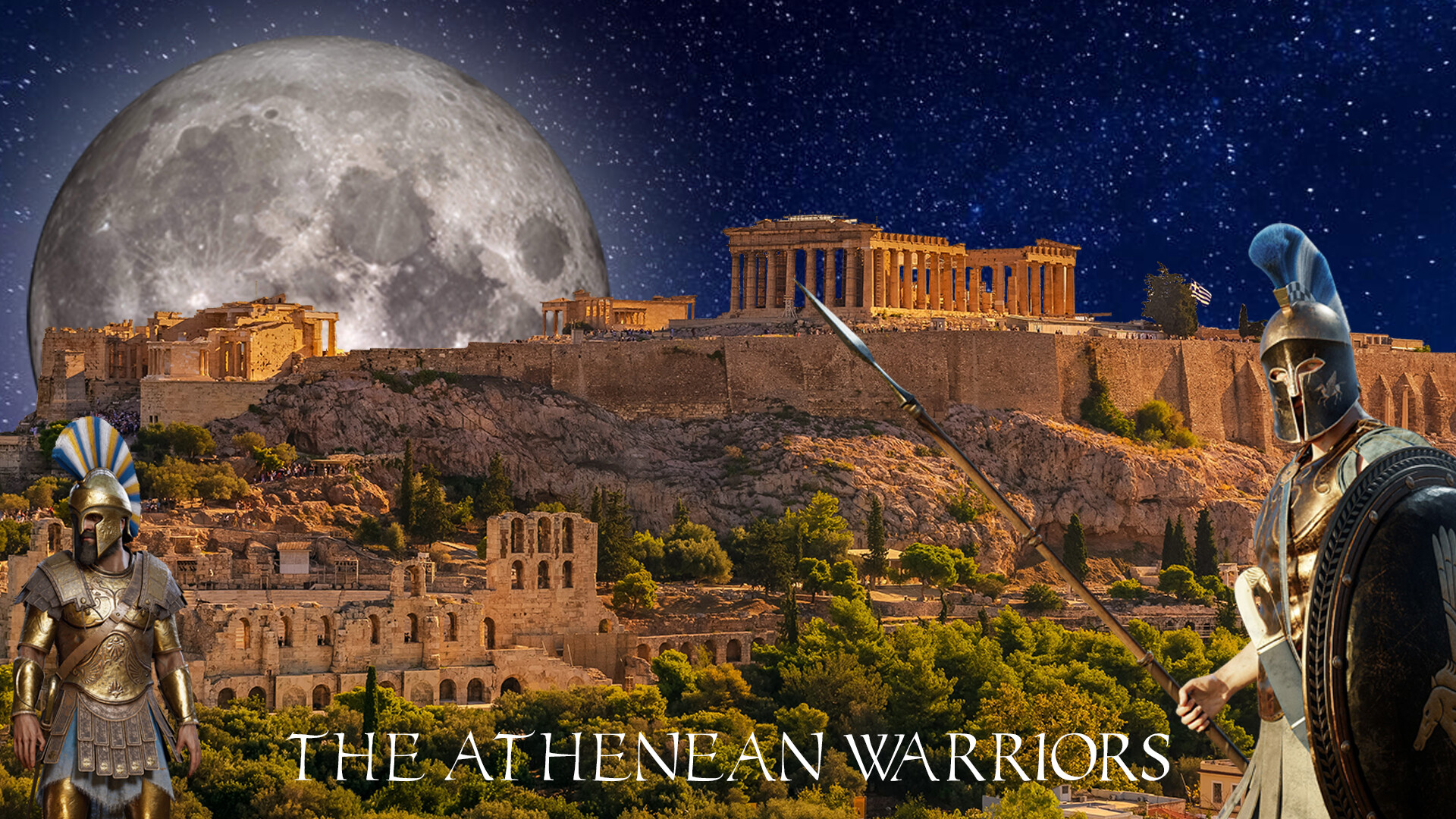 ArtStation - Athenian Warriors Gaming Tournament Poster