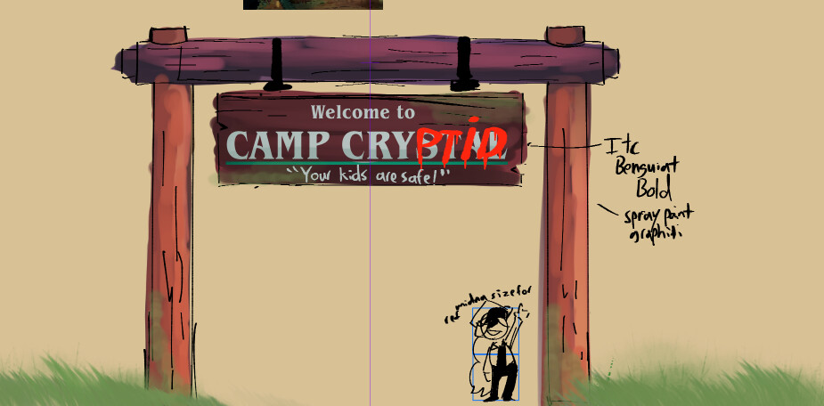Andrew Day - Camp Cryptid Art and Animation