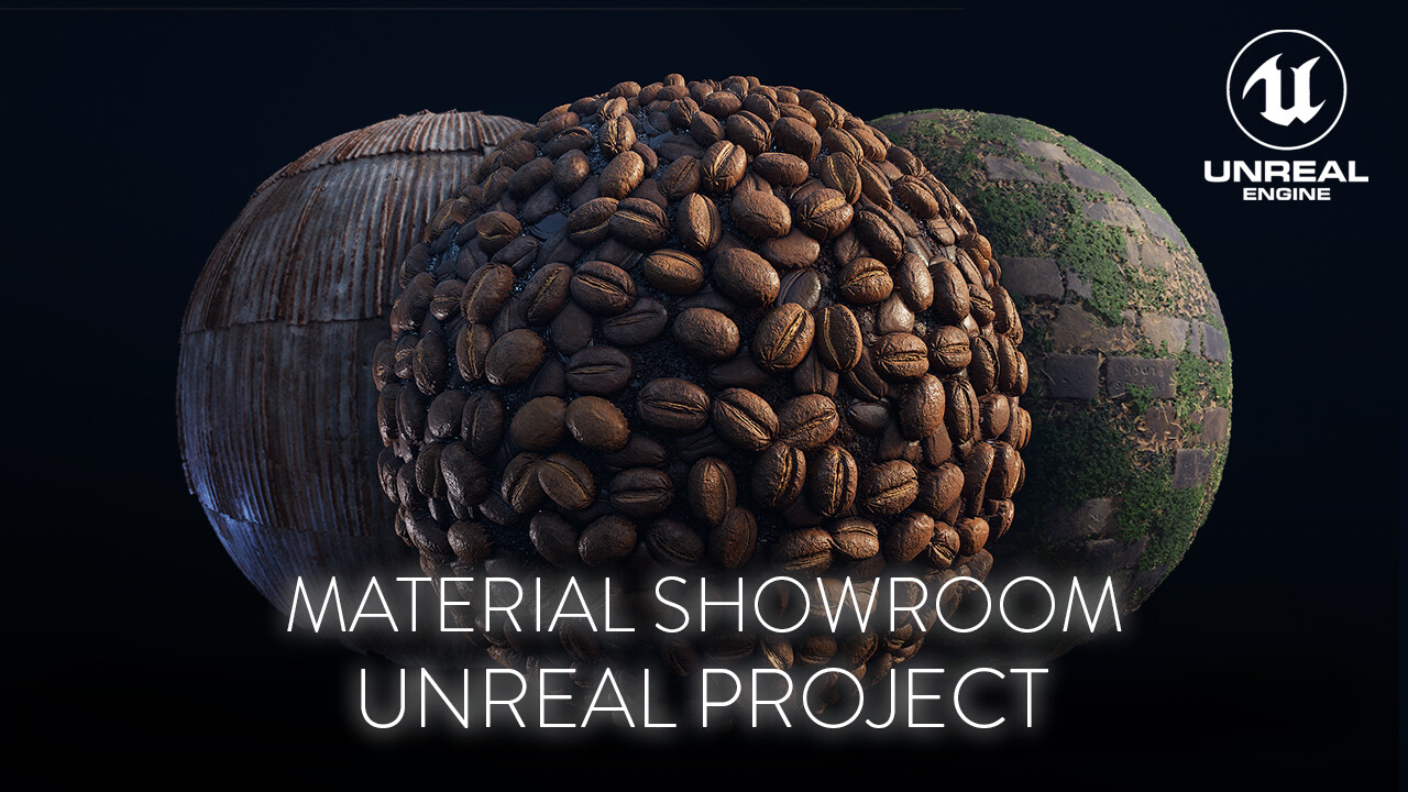 PeytonVarney.com - Material Showroom ( Free Unreal Project )