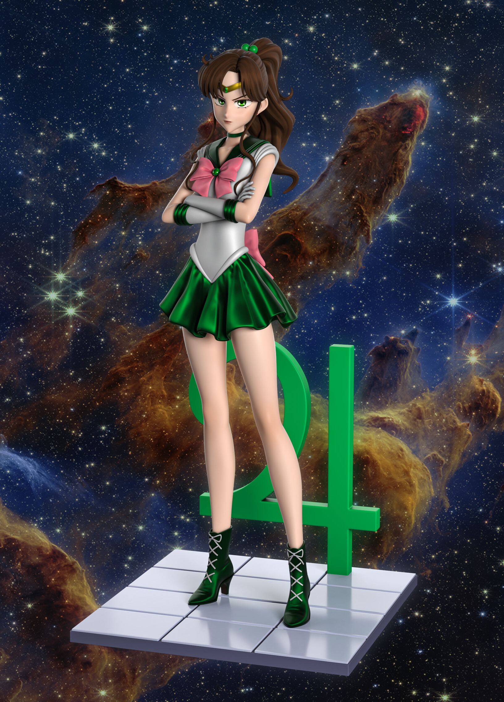 ArtStation - Sailor Jupiter Fanart