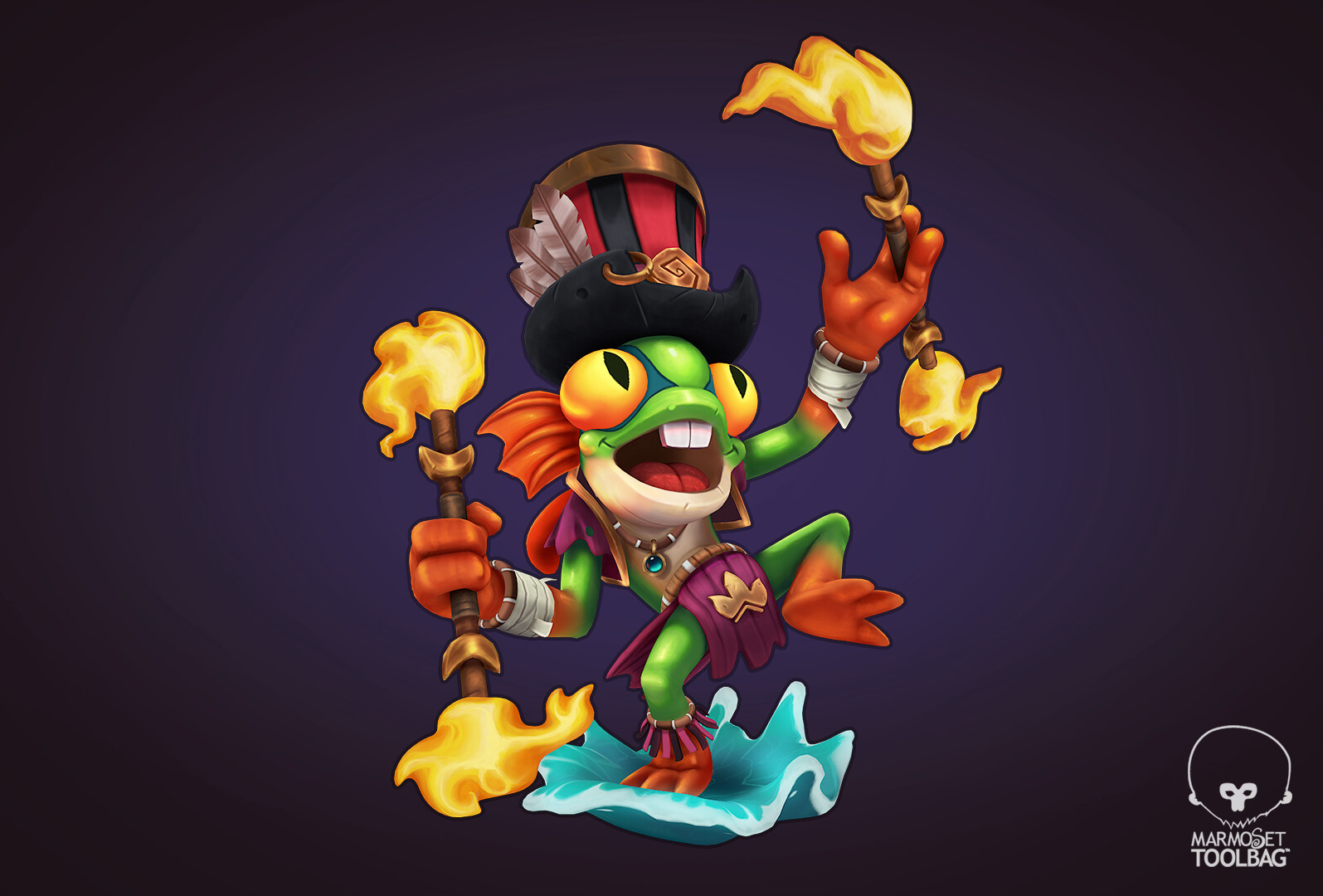 Lesly Gomez - Murloc - 3D Character from reference