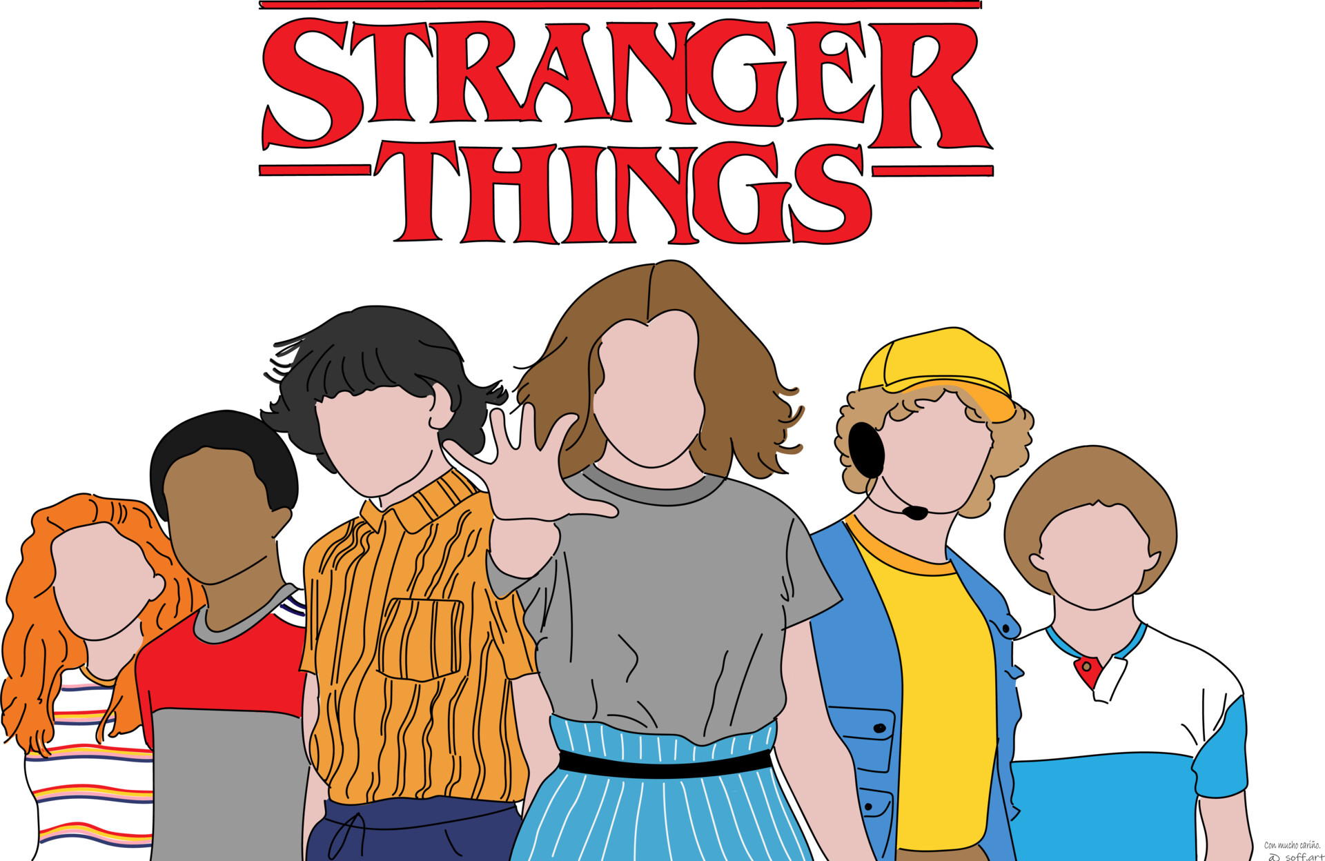 ArtStation - Serie Stranger Things