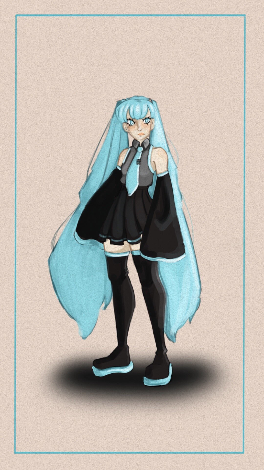 ArtStation - Miku fan art