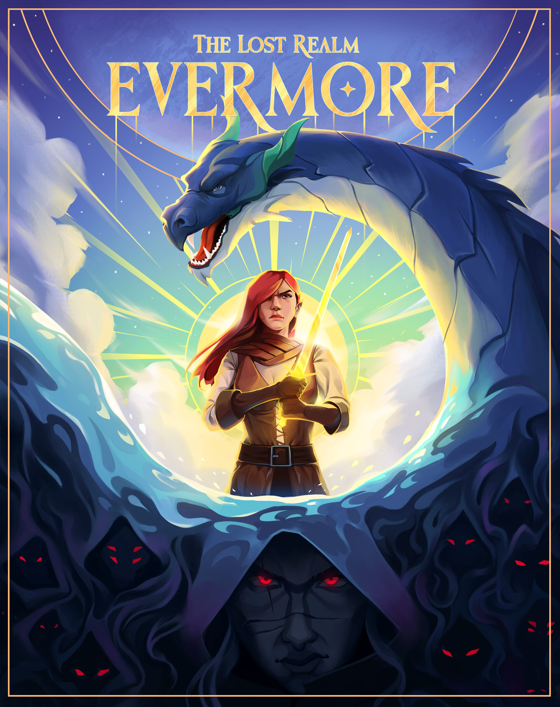ArtStation - The Lost Realm Evermore Book Cover