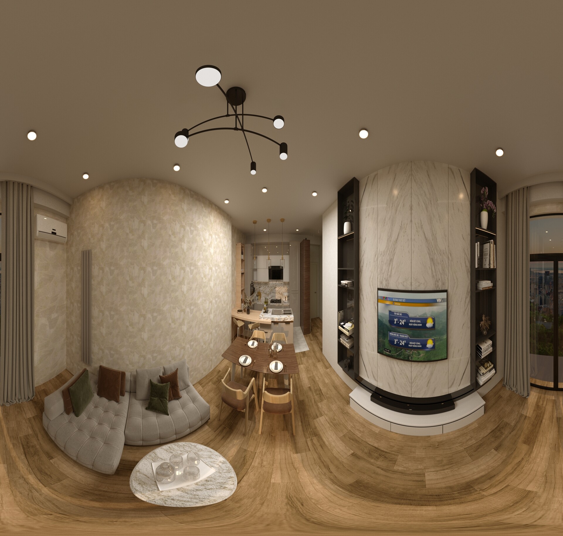 ArtStation - 360 Panorama Interier Render