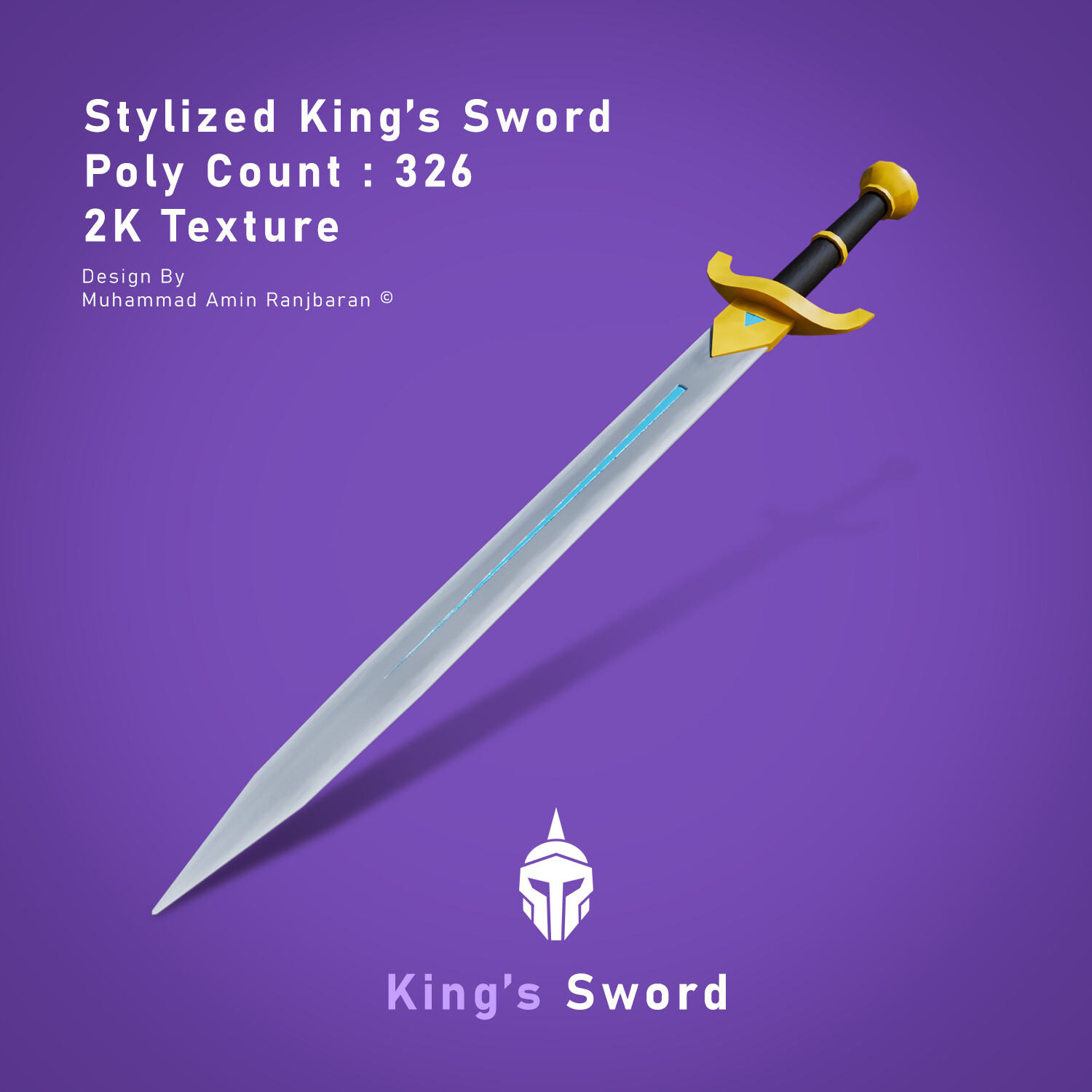 ArtStation - Stylized King's Sword ⚔️