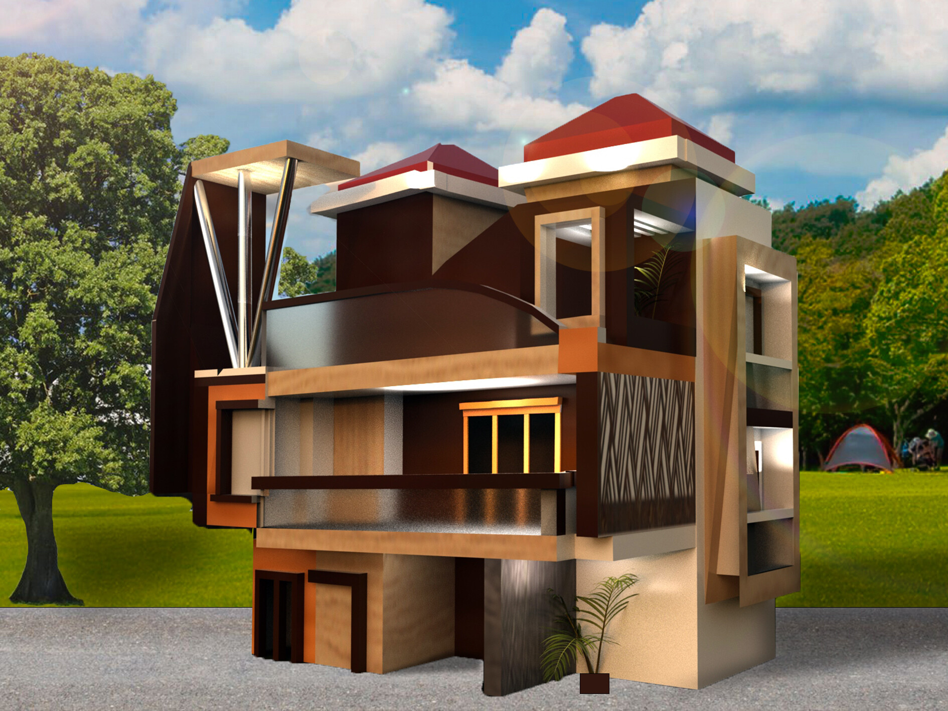 ArtStation - 3d Model of House