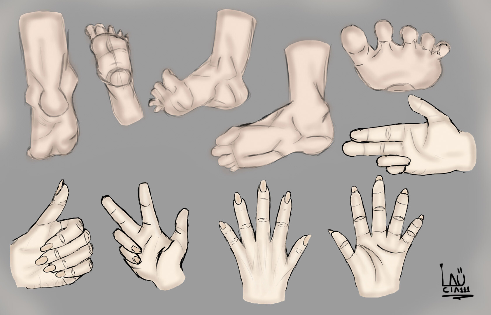 ArtStation - ANATOMY: HANDS AND FEET