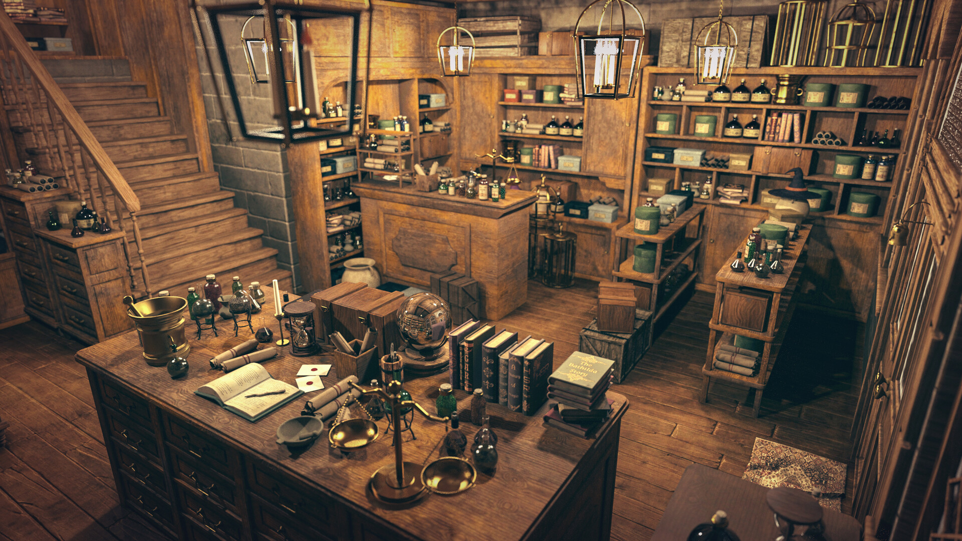 ArtStation - Antique Potion Store