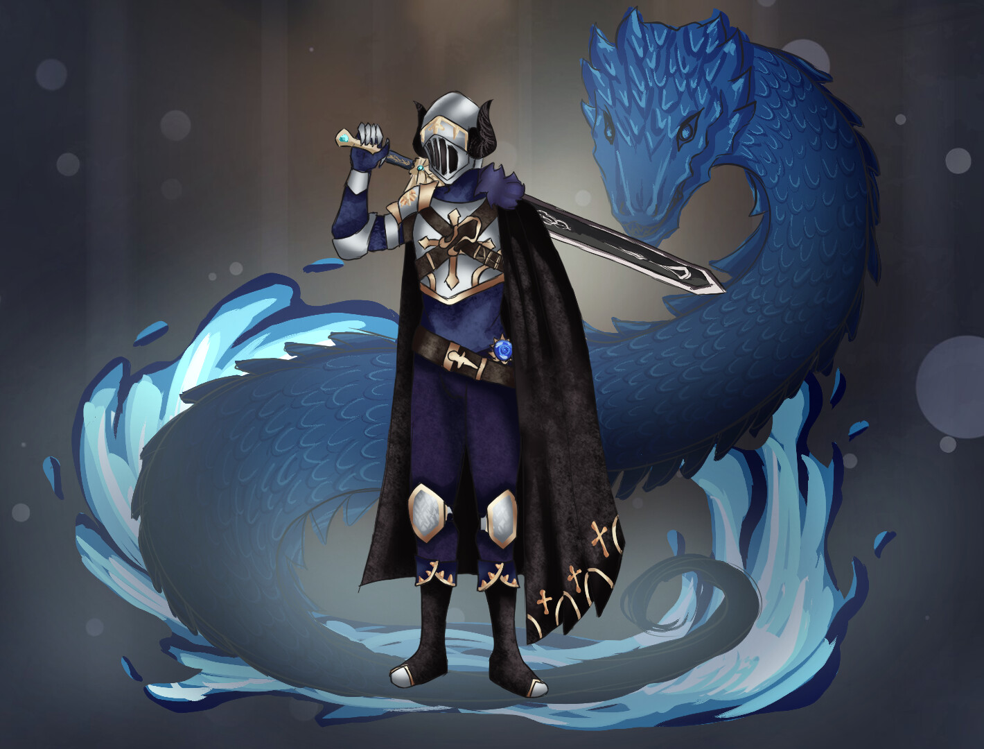 Hannah Reynolds - Character design - Mondstat Genshin impact