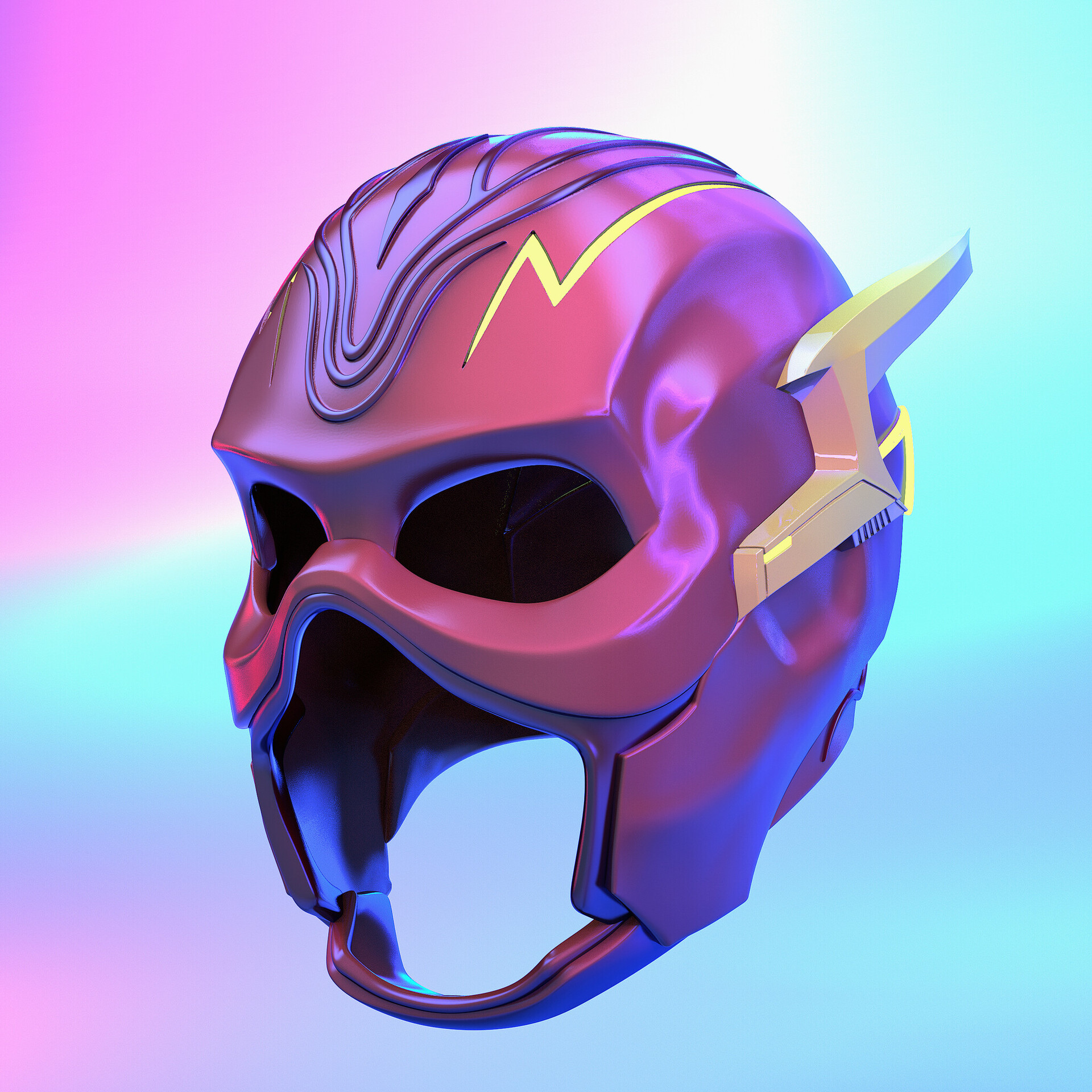 ArtStation - Flash helmet 2023 3D print model