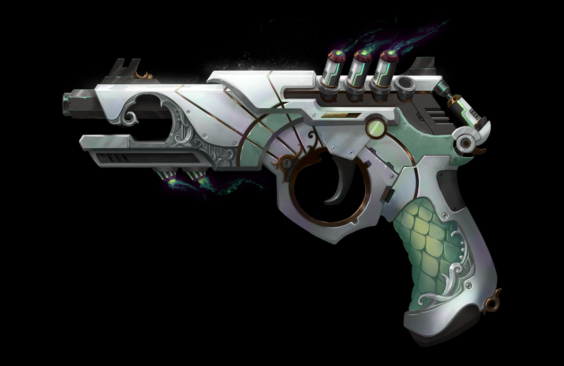 Lunar Serpent by , Maeve B : r/ImaginaryWeaponry