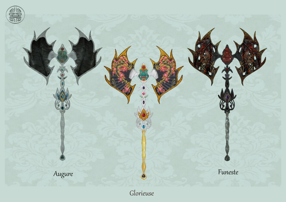 ArtStation - Sister axes