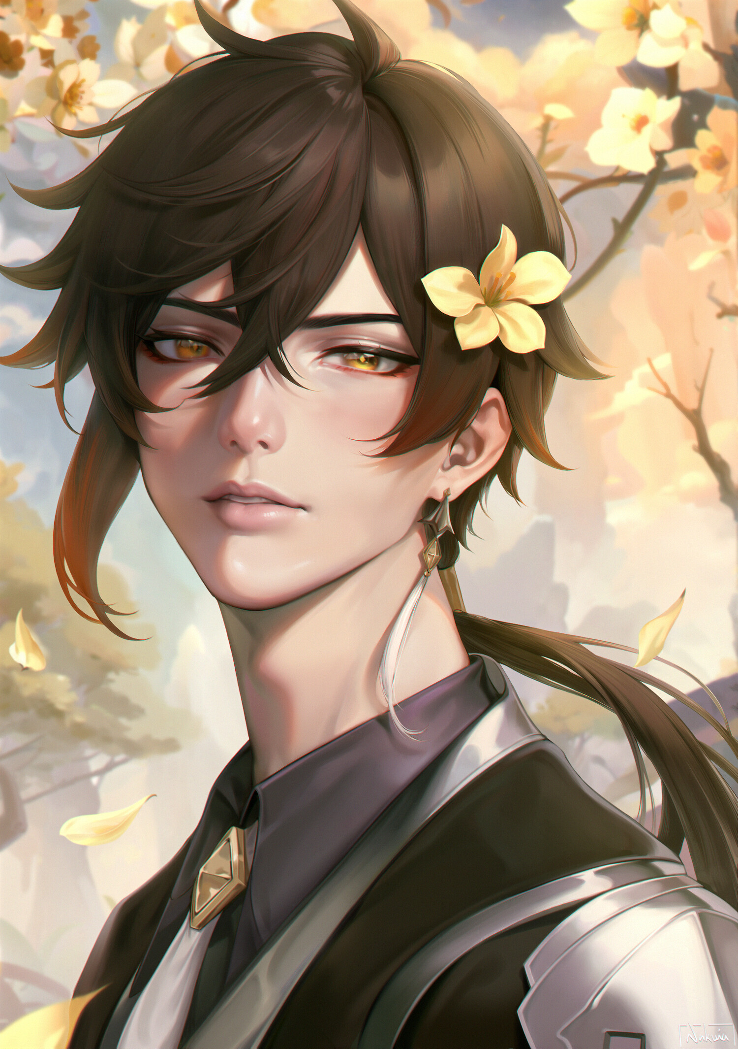 ArtStation - the transparent moment - genshin impact character portraits