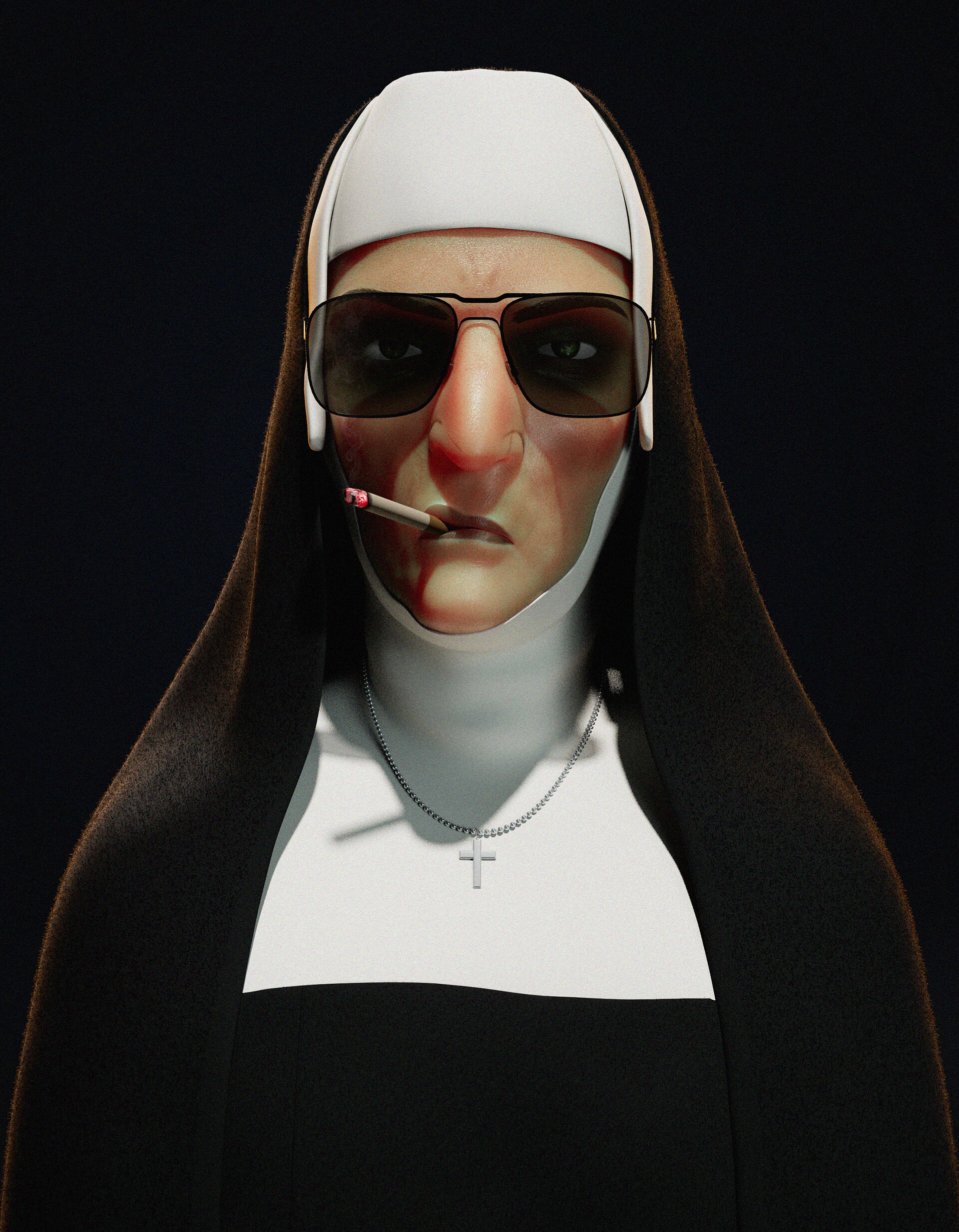 ArtStation - Nun Stylized Character