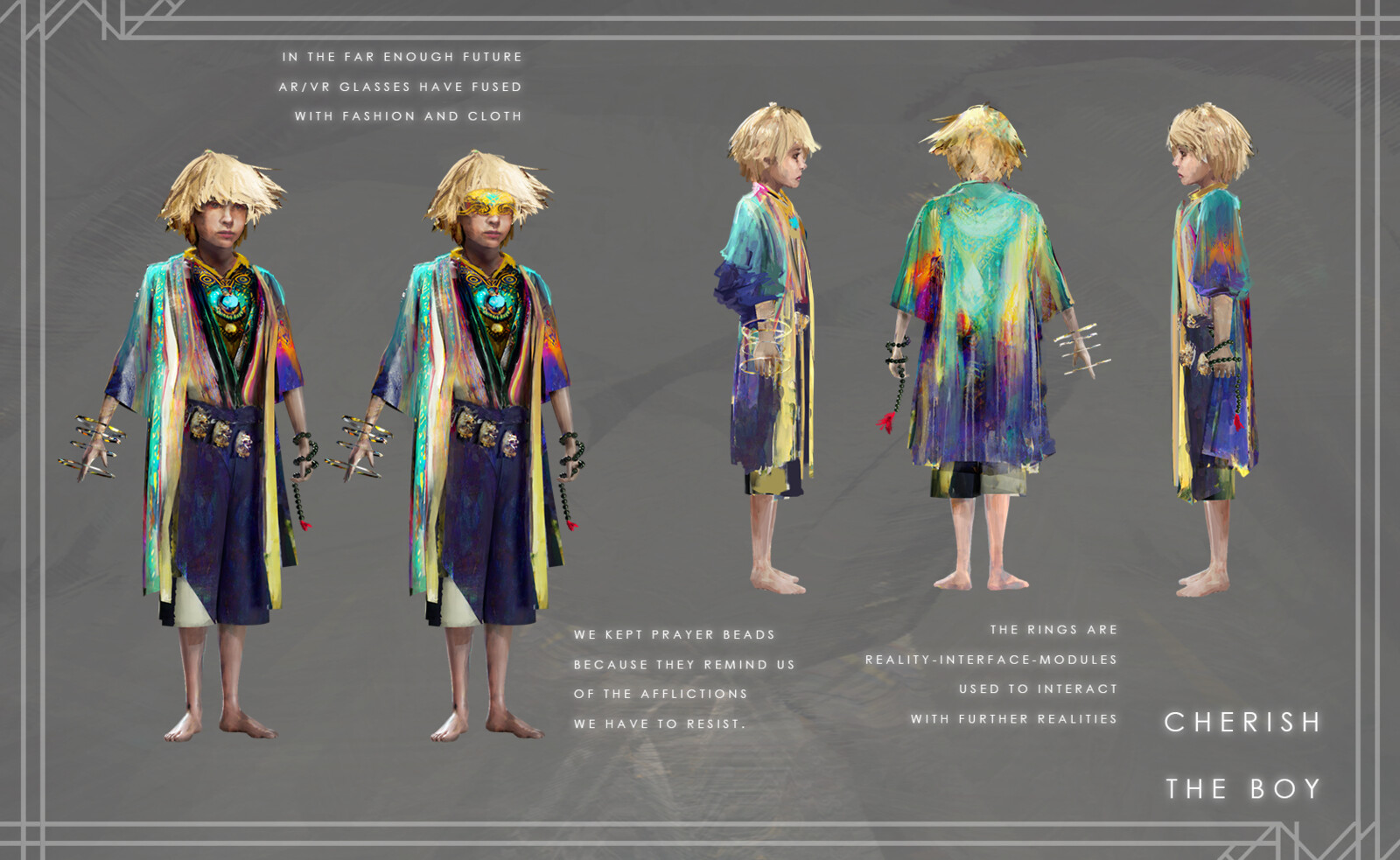 kirinkarwai - Cherish - Boy - Utopian Inhabitant, Character Design